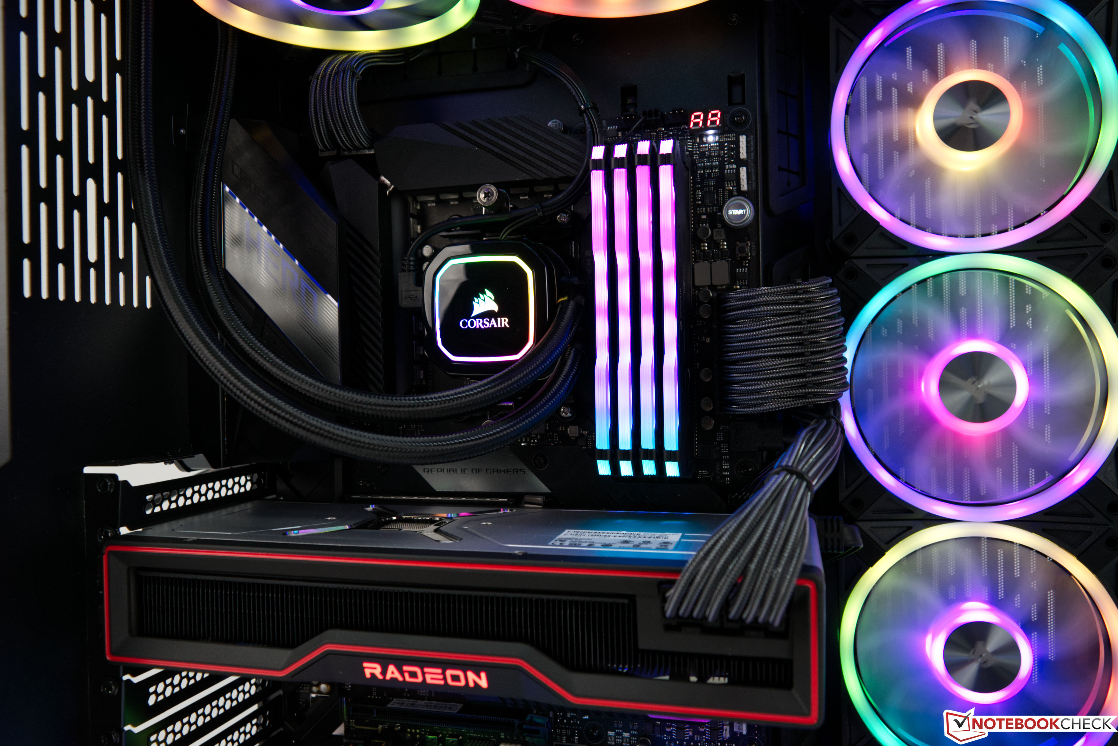 MiFCOM AMD-Desktop-PC mit Radeon RX 6800 XT und Ryzen 9 im Test ...