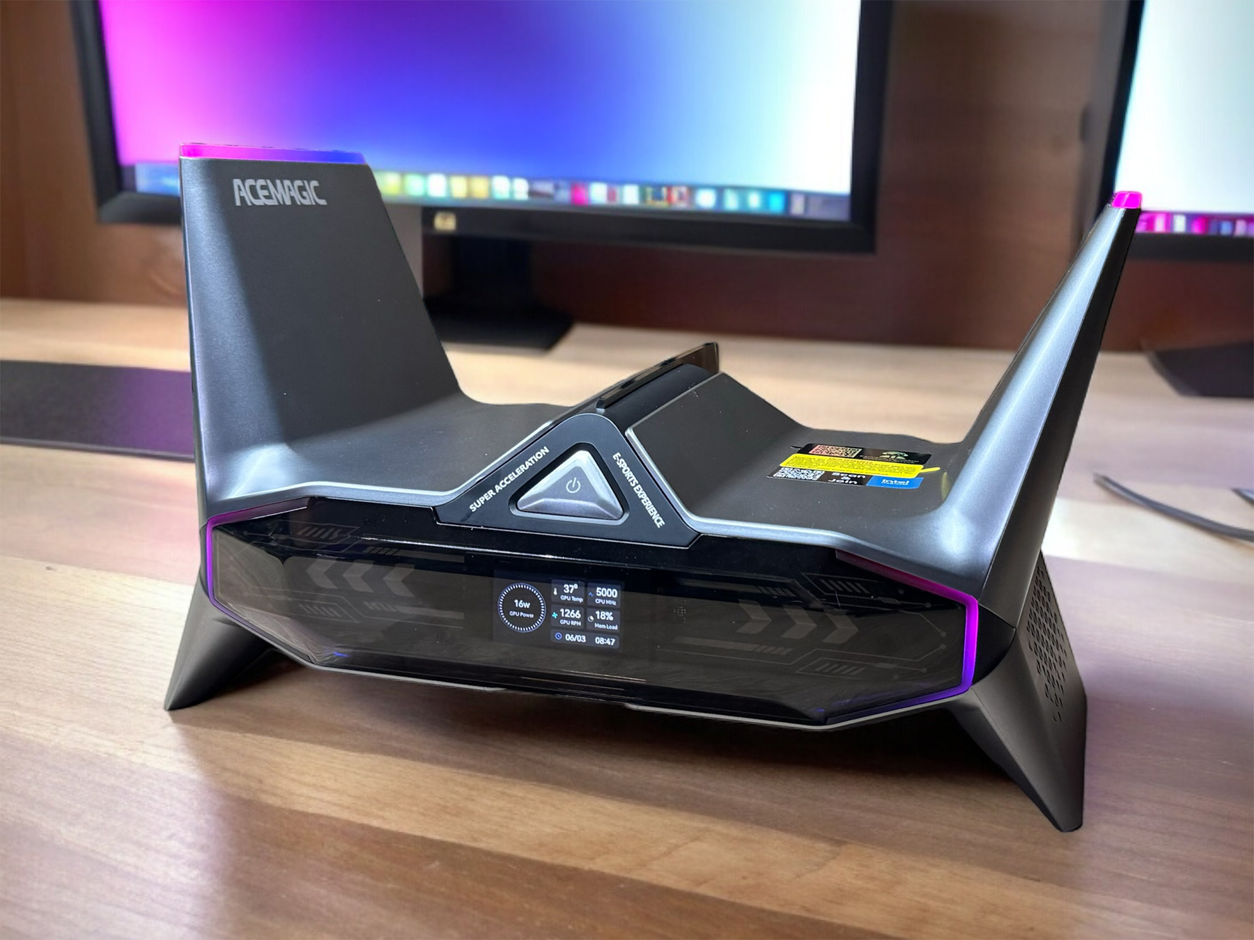 Acemagic M2A Starship im Test: Gaming-PC mit abgespactem Design setzt ...