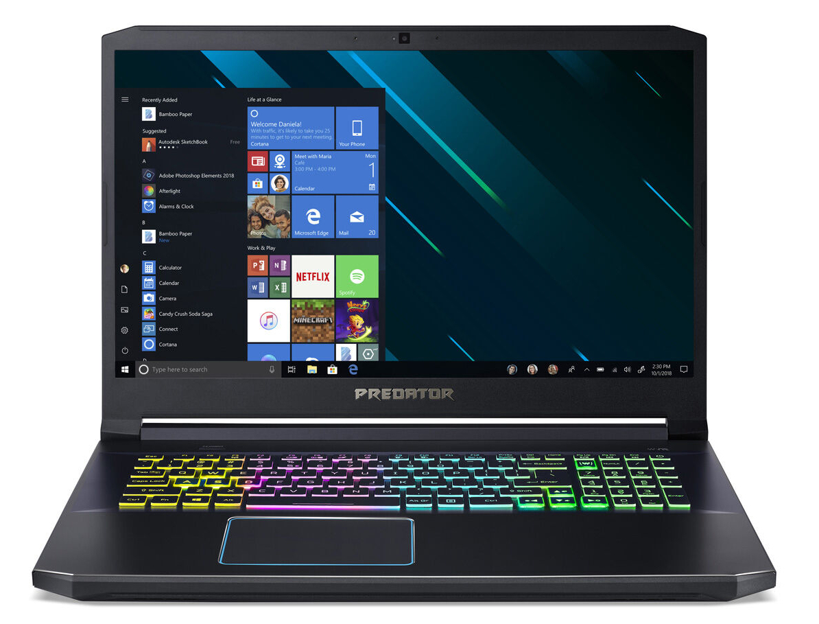 Acer Predator Helios 300 PH317-54 im Test: GPU-Übertaktung per ...