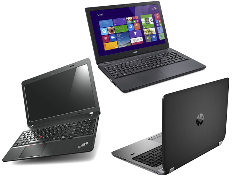 Im Vergleich: Lenovo ThinkPad Edge E550 vs. Acer Aspire E5 vs. HP ...