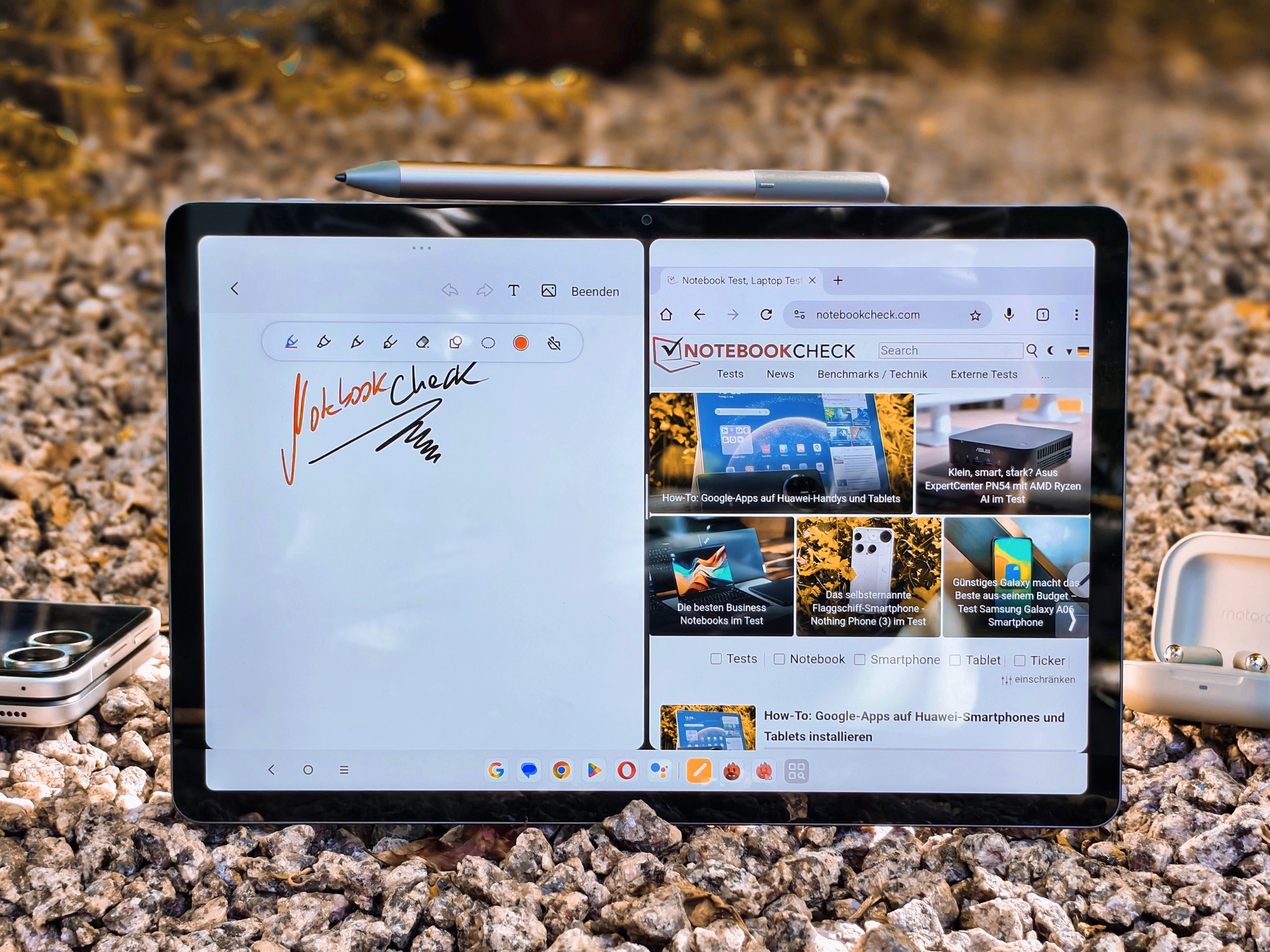 Geheimtipp: klasse Tablet für Schule mit Paper-like-Panel und Stift zum ...