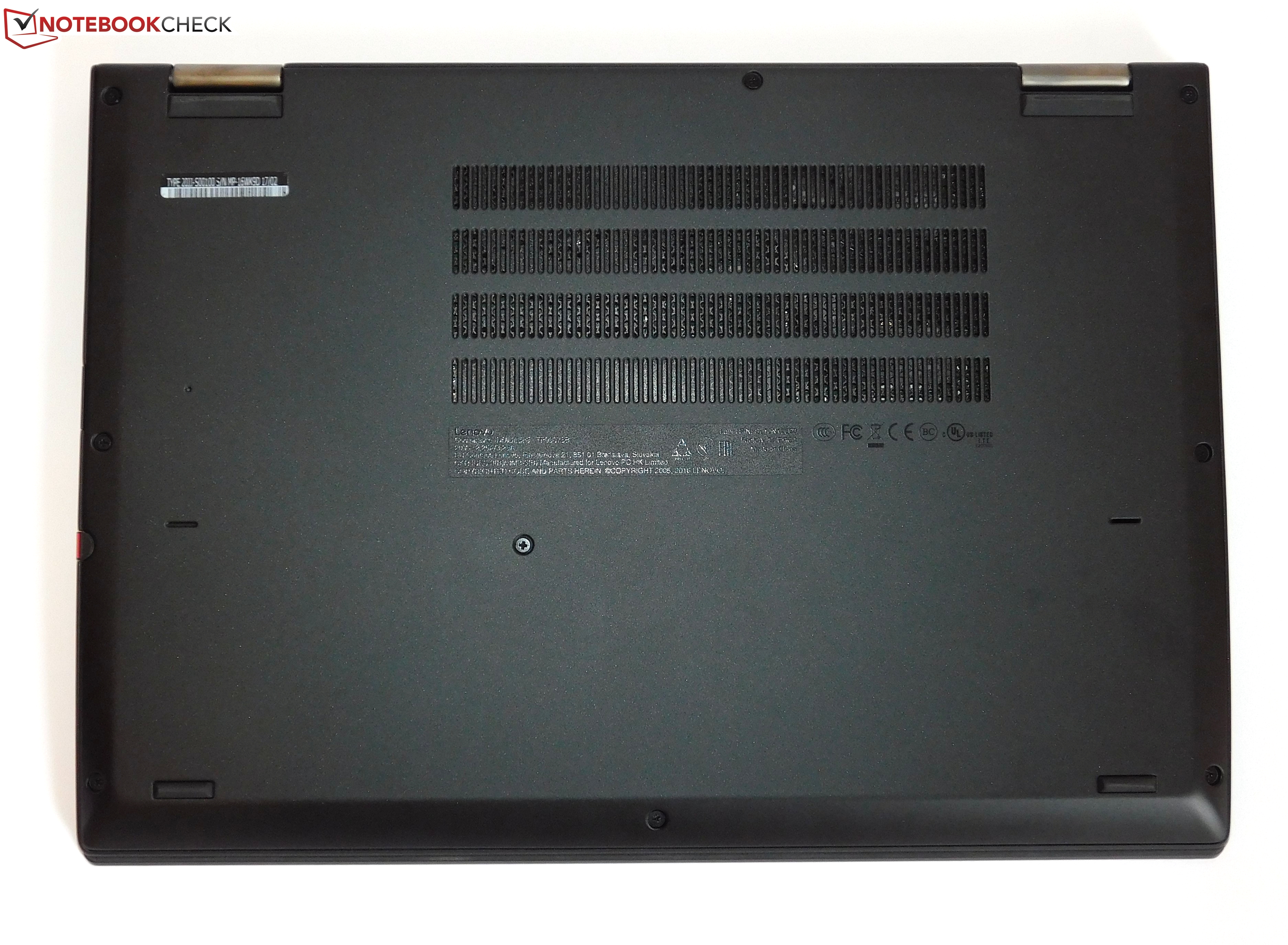 Test Lenovo ThinkPad Yoga 370 Convertible - Notebookcheck.com Tests