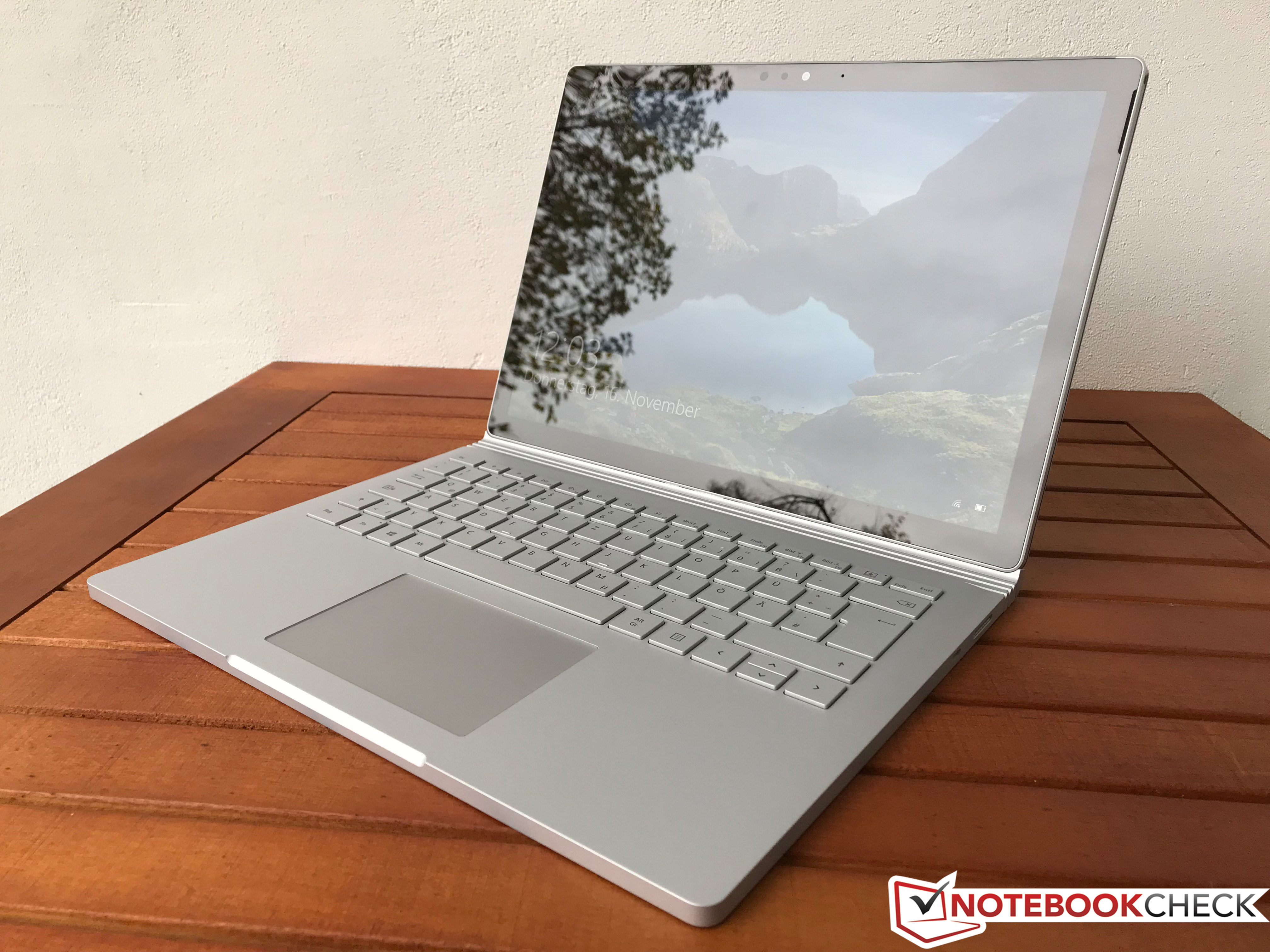 Test Microsoft Surface Book 2 (i7, GTX 1050) Convertible ...