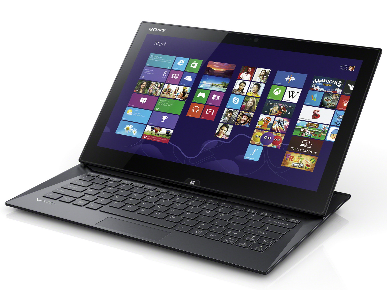 Sony Vaio Duo 13 Hybrid-Ultrabook mit Haswell im Surf Slider Design ...