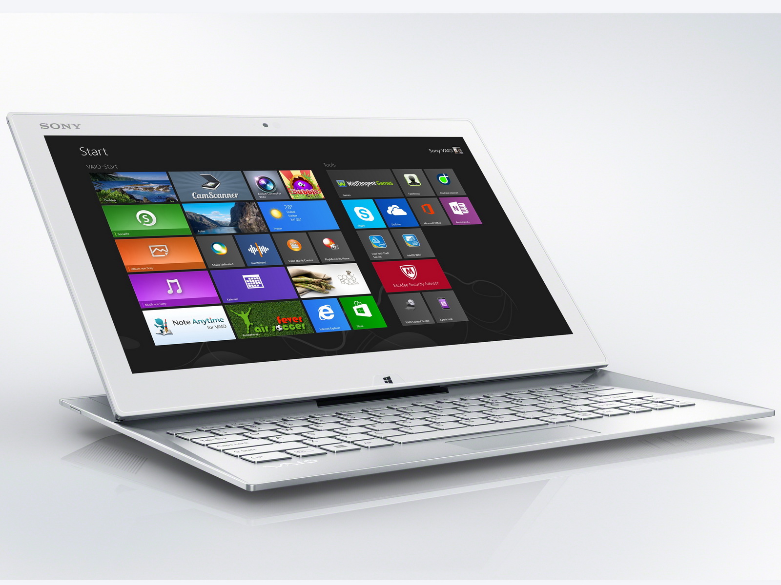 Sony Vaio Duo 13 Hybrid-Ultrabook mit Haswell im Surf Slider Design ...