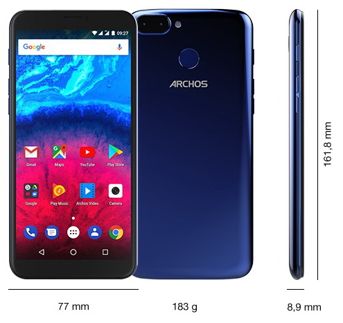 Archos Core 55S, Core 57S und Core 60S 18:9-Smartphones zum MWC 2018 ...