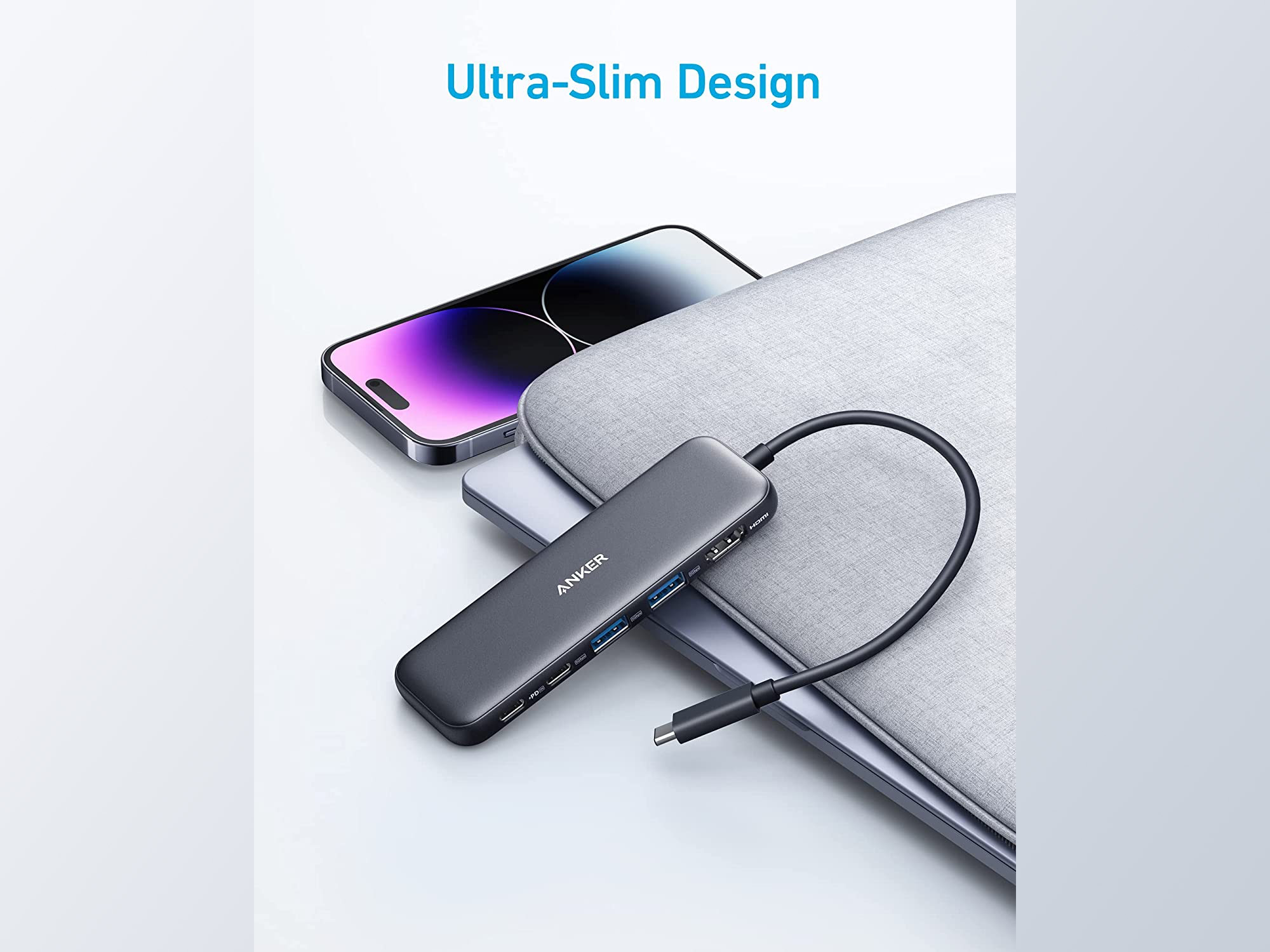 Nur kurz: Rabatt-Coupon für Anker USB-C Hub für Laptop, MacBook uvm ...