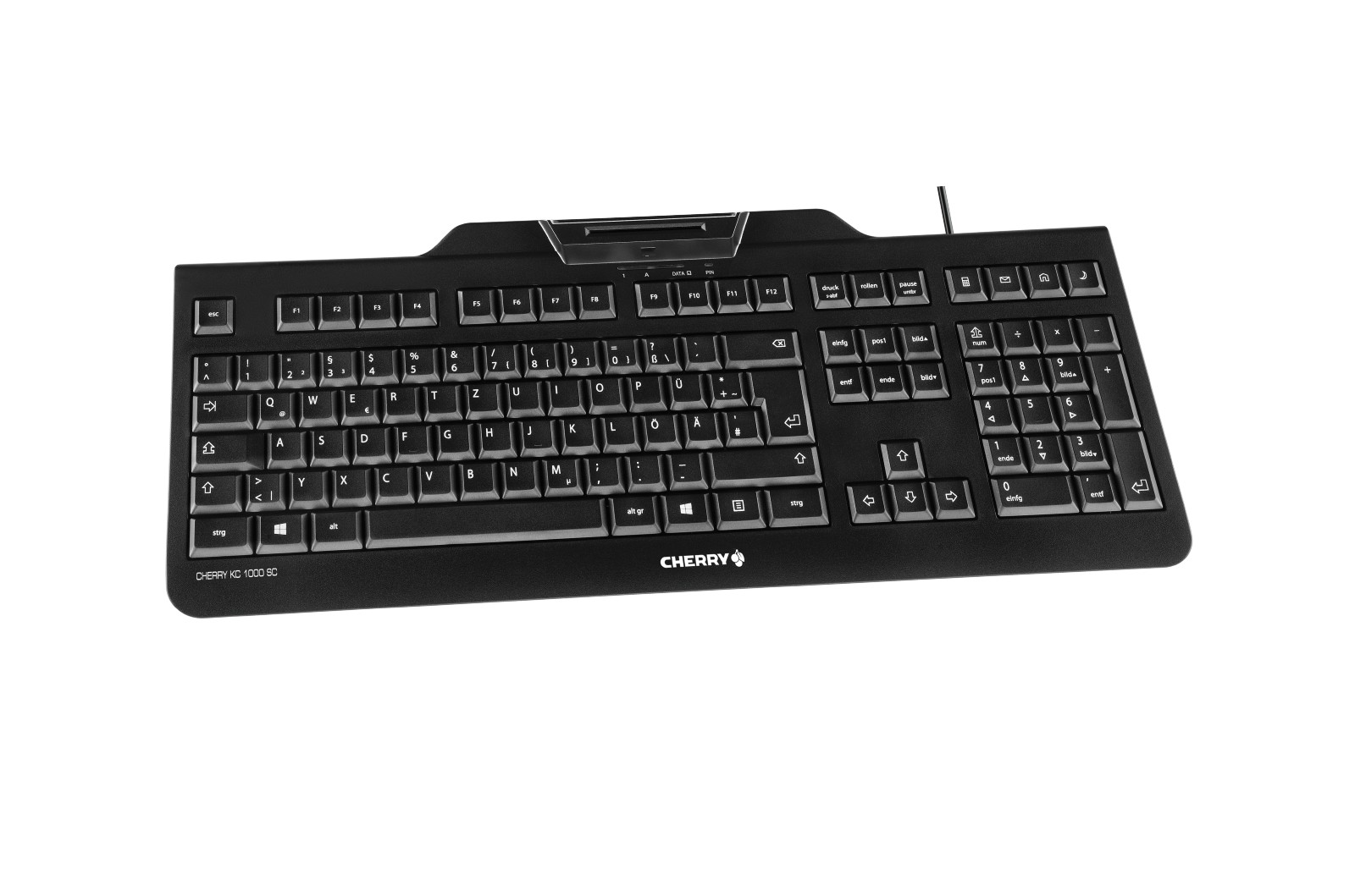 Cherry KC 1000 SC-Z: BSI-zertifizierte Tastatur mit integriertem Klasse ...