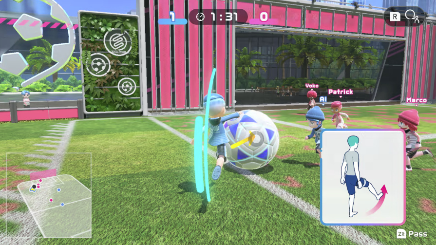 Nintendo Switch Sports: Update für Fußball mit Beingurt und neue ...