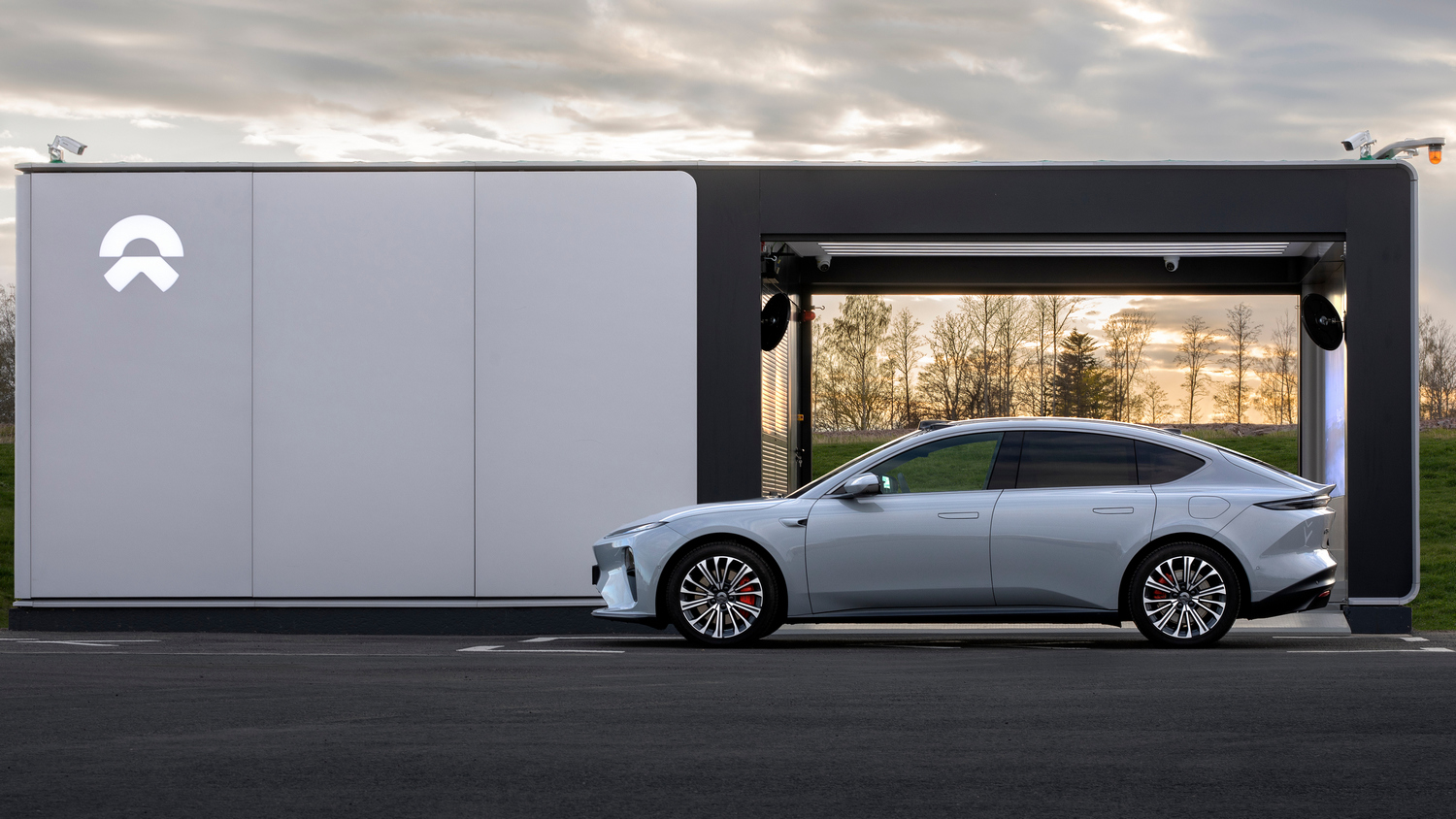 NIO: Weitere Power Swap Stations (PSS) in Deutschland für ET5, ET7 und ...