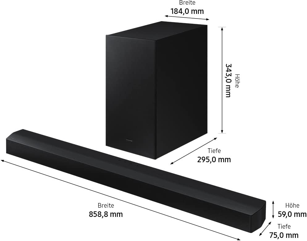 Soundbar-Deal: Samsung HW-B440 mit 190 Watt starkem Subwoofer zum Tiefpreis dank 40% Rabatt bei ...