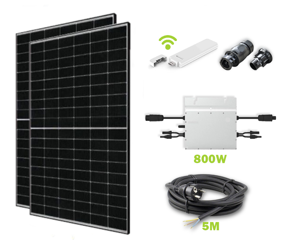 Deal: Balkonkraftwerk 820 Wp / 800 W mit Ja Solar, Hoymiles HM-800 und ...