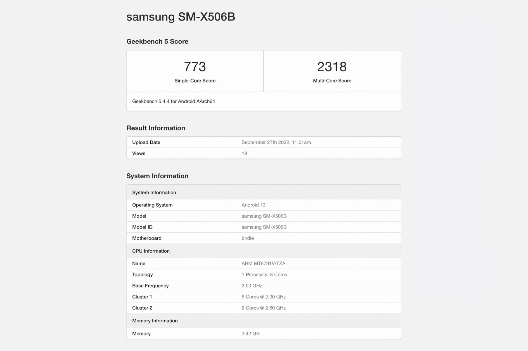 Gerücht: Das Samsung Galaxy Tab S8 FE "SM-X506B" erhält ein LCD mit hochwertigem Wacom-Digitizer ...