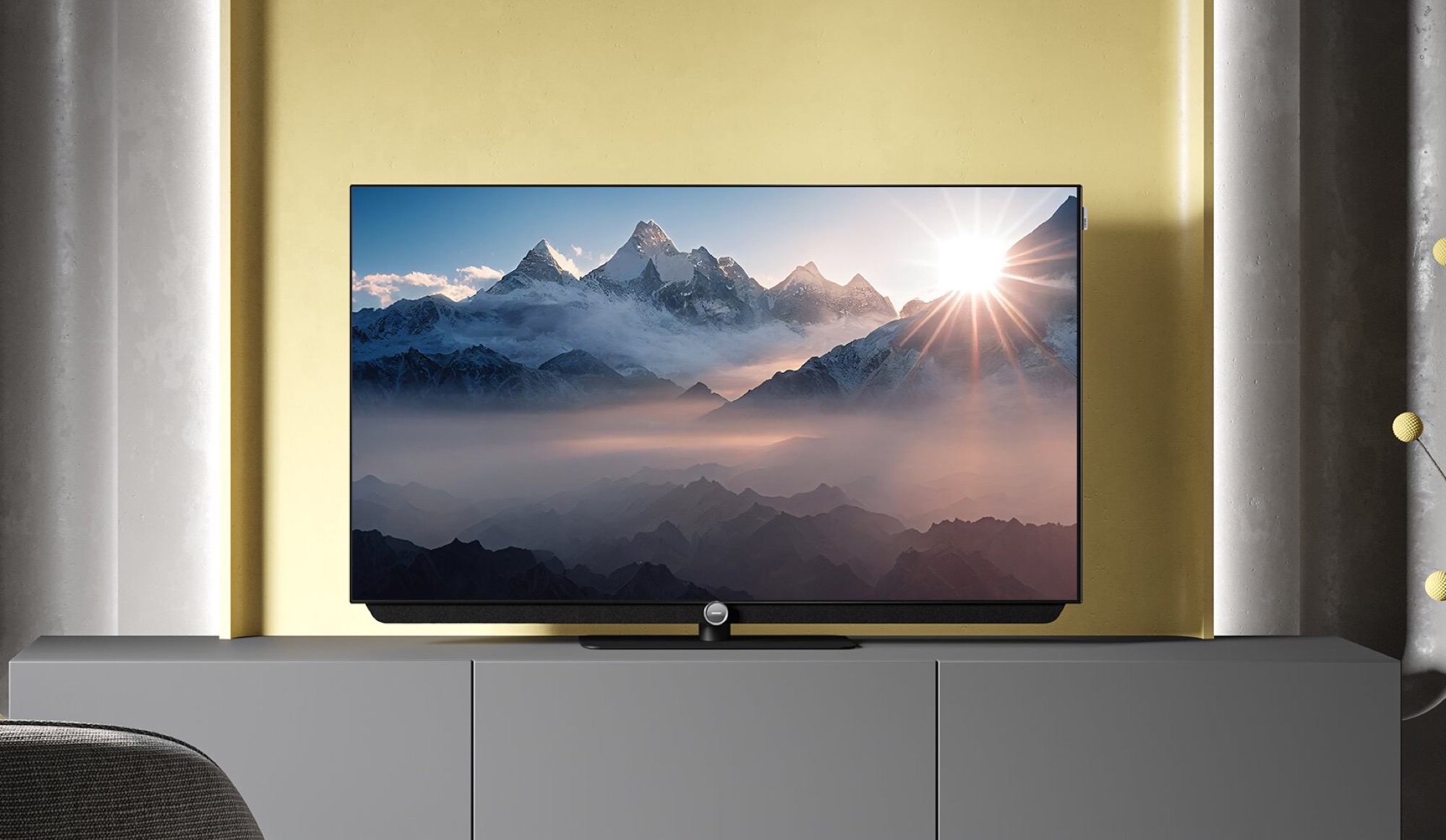 tele.vision 55 Smart TV feiert 100 Jahre Loewe mit Privatsphäre, OLED und integrierter Soundbar ...