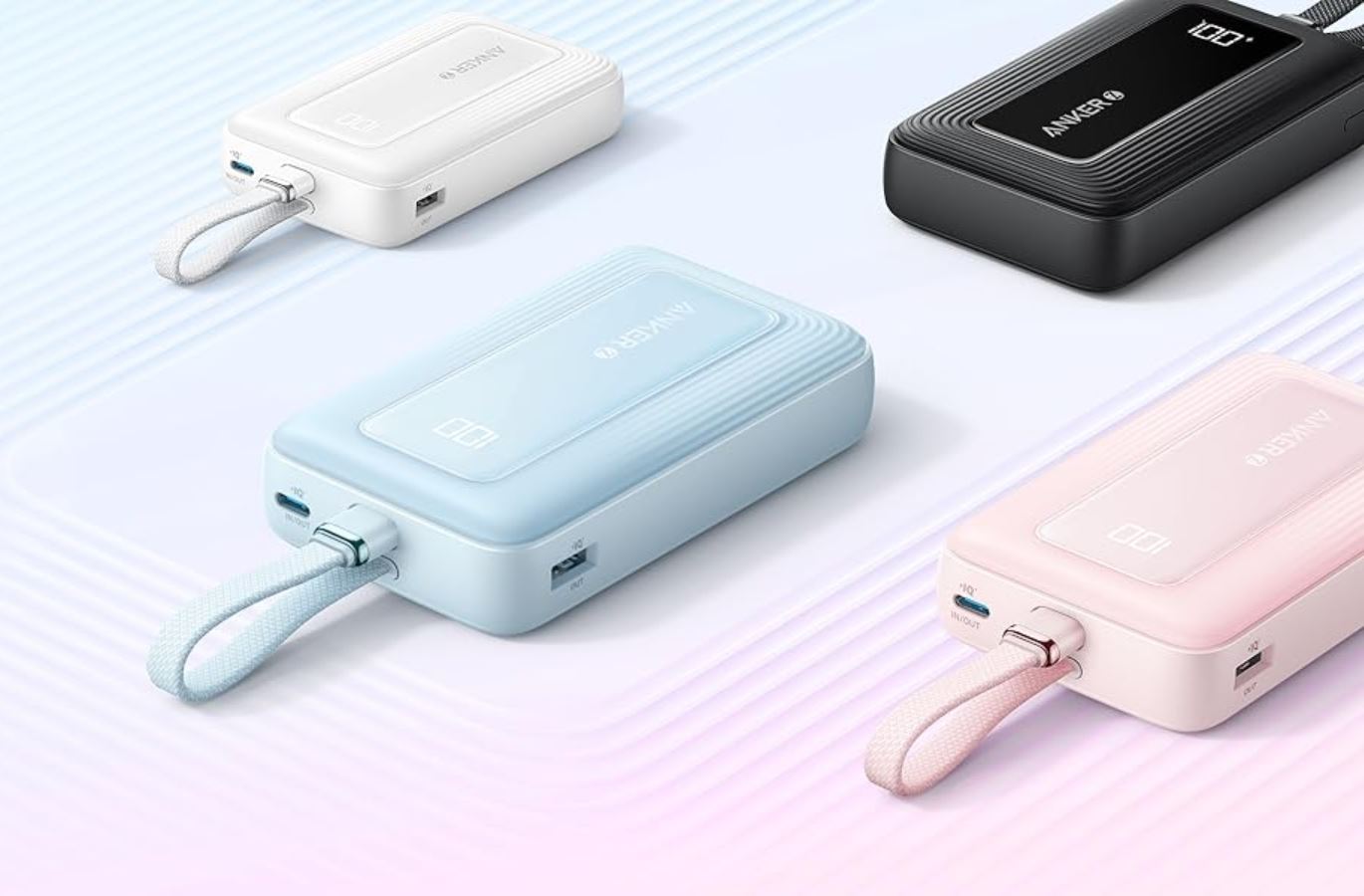 Anker: Nagelneue 20.000 mAh Powerbank mit integriertem USB-C Kabel mit Rabatt erhältlich ...