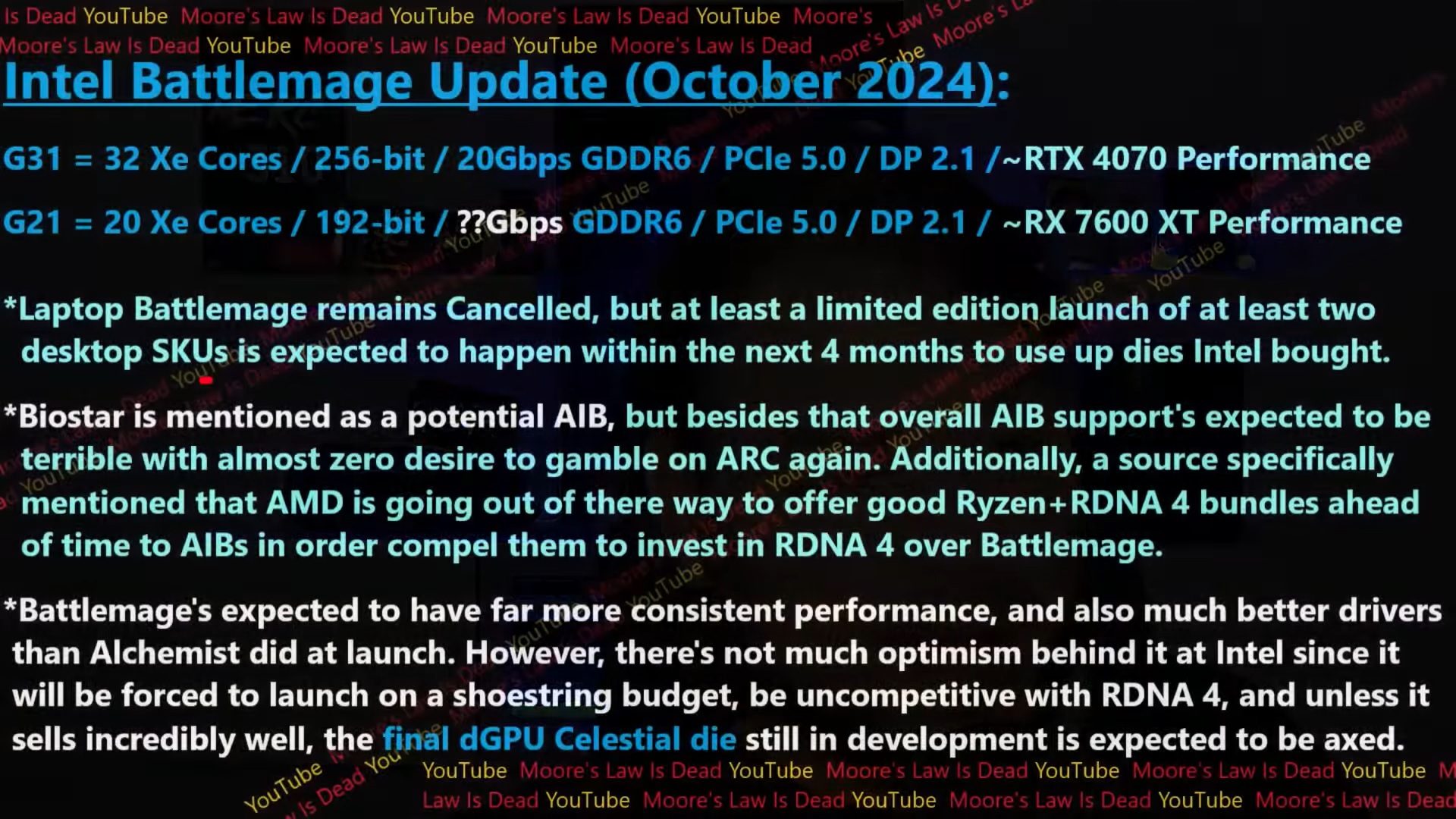 Arc Battlemage Leak: Intel will Arc Celestial Desktop-GPUs einstampfen, falls Battlemage floppt ...