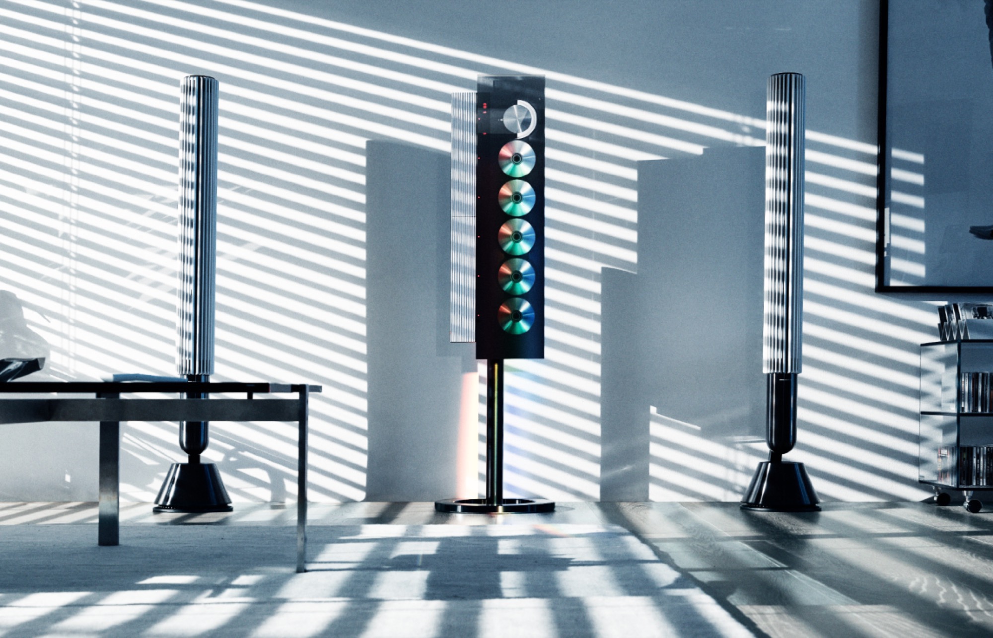 Bang & Olufsen Beosystem 9000c kombiniert Flaggschiff-CD-Wechsler mit 1 ...