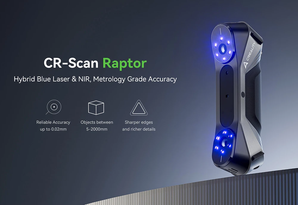 3D-Scanner über 650 Euro günstiger: Besonders präziser Creality CR-Scan Raptor im Angebot ...