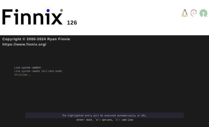Finnix 126 steht als schlanke Linux-Distribution mit weniger als 500 MB zum Download bereit ...