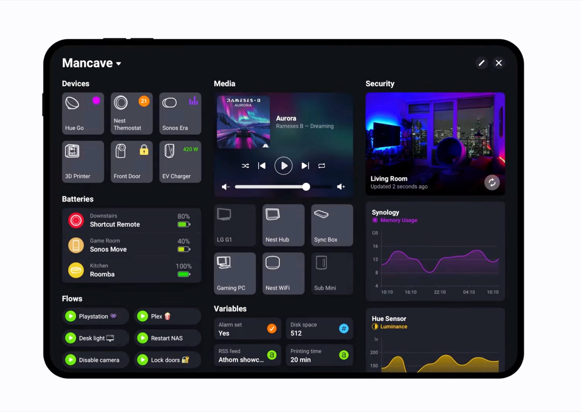 Homey Dashboards erweitern Homey Hub Pro um viele Widgets und flexiblere Smart-Home-Steuerung ...
