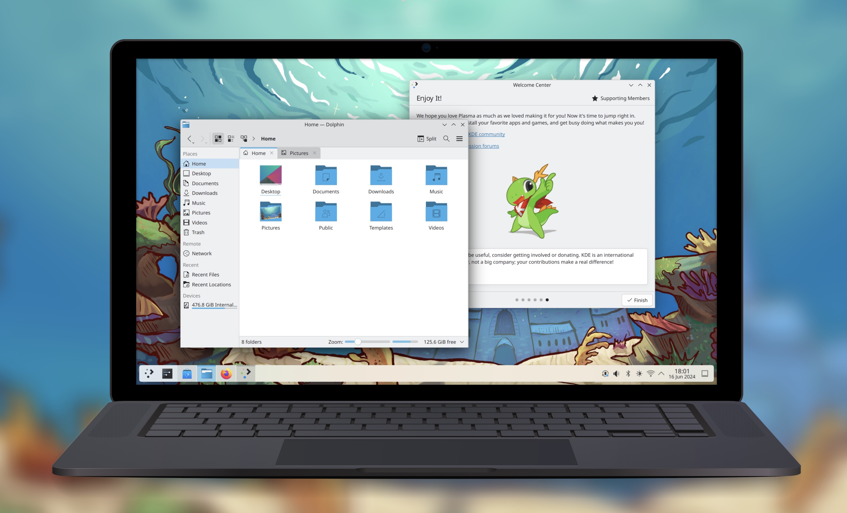 KDE Plasma 6.1 bringt viele Verbesserungen für den beliebten Linux ...