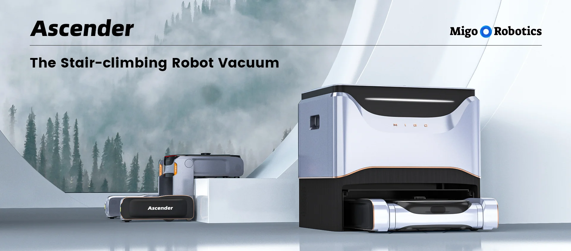 Erster Treppen-steigender Saugroboter Migo Ascender bietet spannende ...