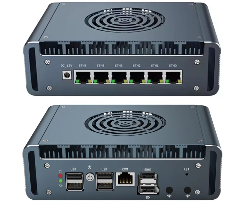 Mit mehreren schnellen Ethernet-Ports: Dieser Mini-PC eignet sich auch ...