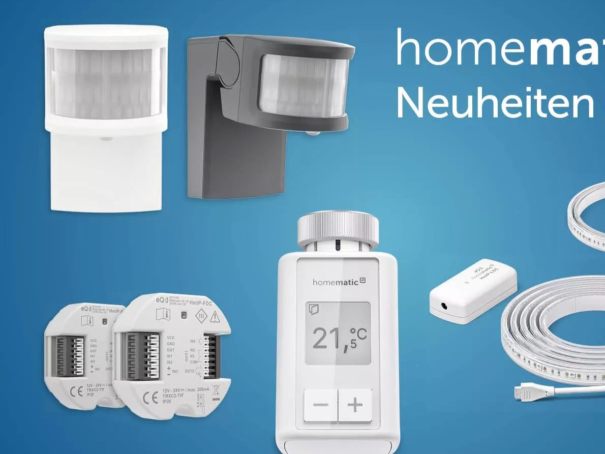 Homematic IP: Zahlreiche neue Produkte für das Smart Home erscheinen ...