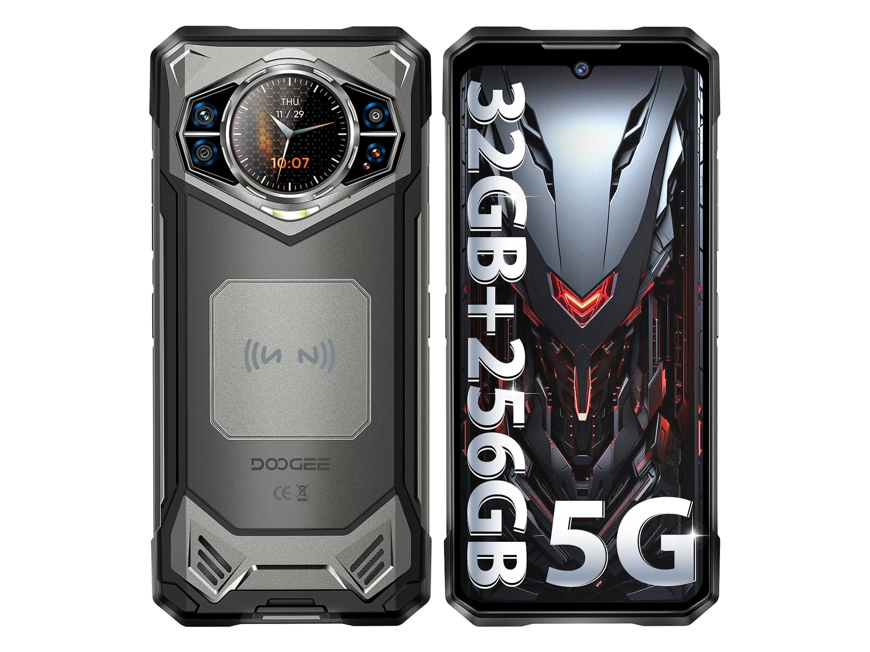 Doogee S200: Starkes Outdoor-Smartphone mit 5G, großem Akku und Zweitdisplay gibt es über Amazon ...