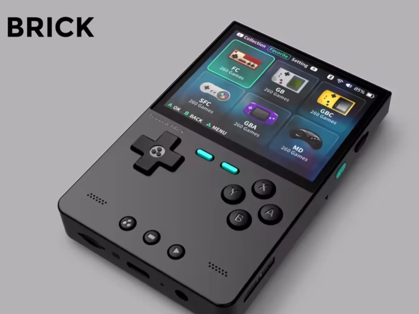 TrimUI Brick: Neuer Retro-Handheld wiegt 159 Gramm und kommt mit ...