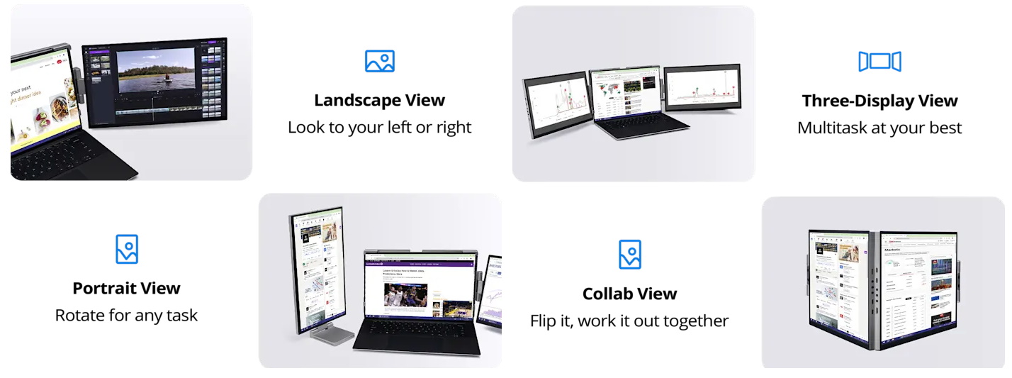 Für höhere Produktivität: Multi-Monitor-System für Laptops startet mit Rabatt - Notebookcheck ...