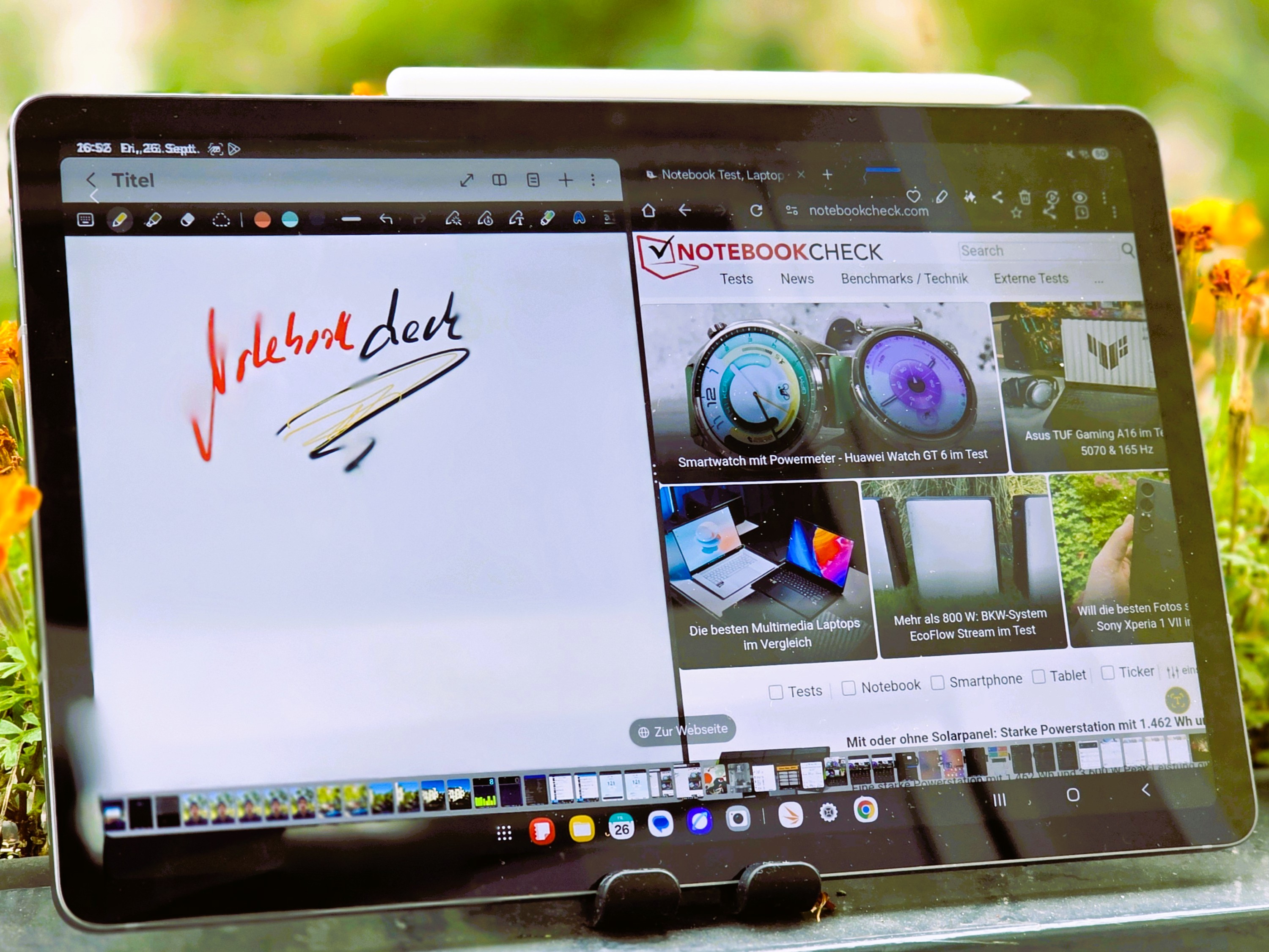 7 Jahre Updates: Samsung Android-Tablet (11 Zoll) samt Active Stylus im ...