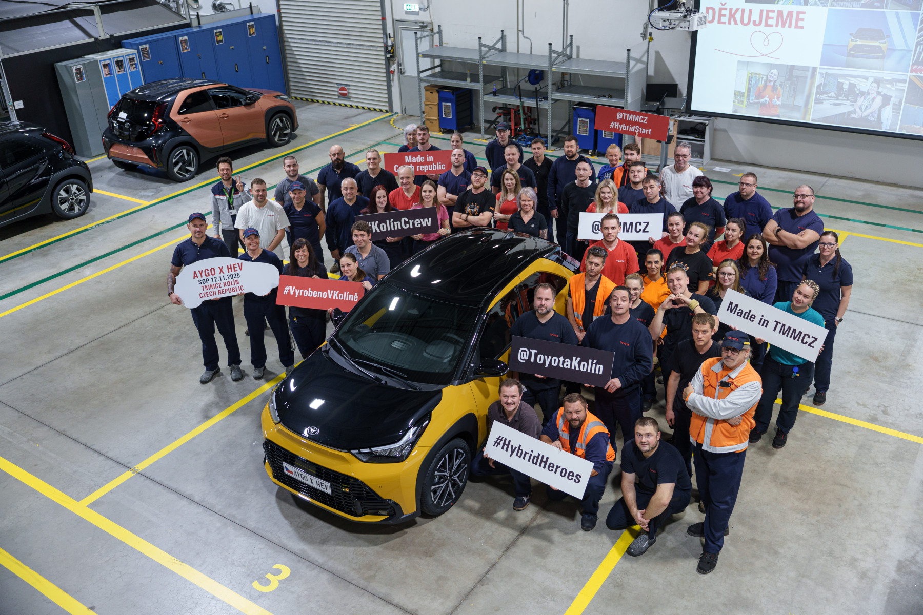 Toyota Aygo X Hybrid: Produktion des A-Segment Vollhybrids in Kolin ...