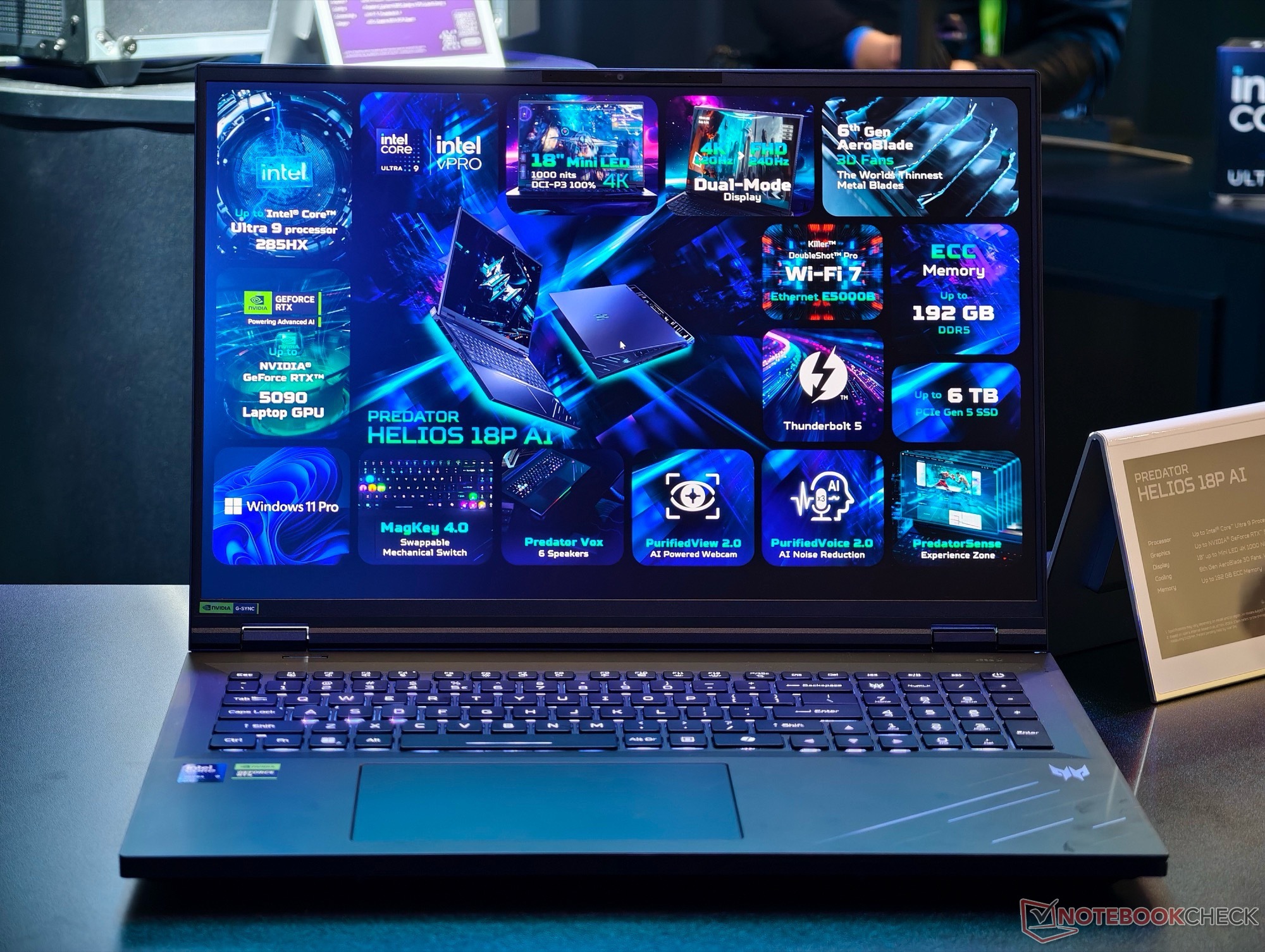 Acer enthüllt Predator Helios 18P AI mit 192 GB ECC-RAM, RTX 5090 und 1.000 Nits 4K-Display ...