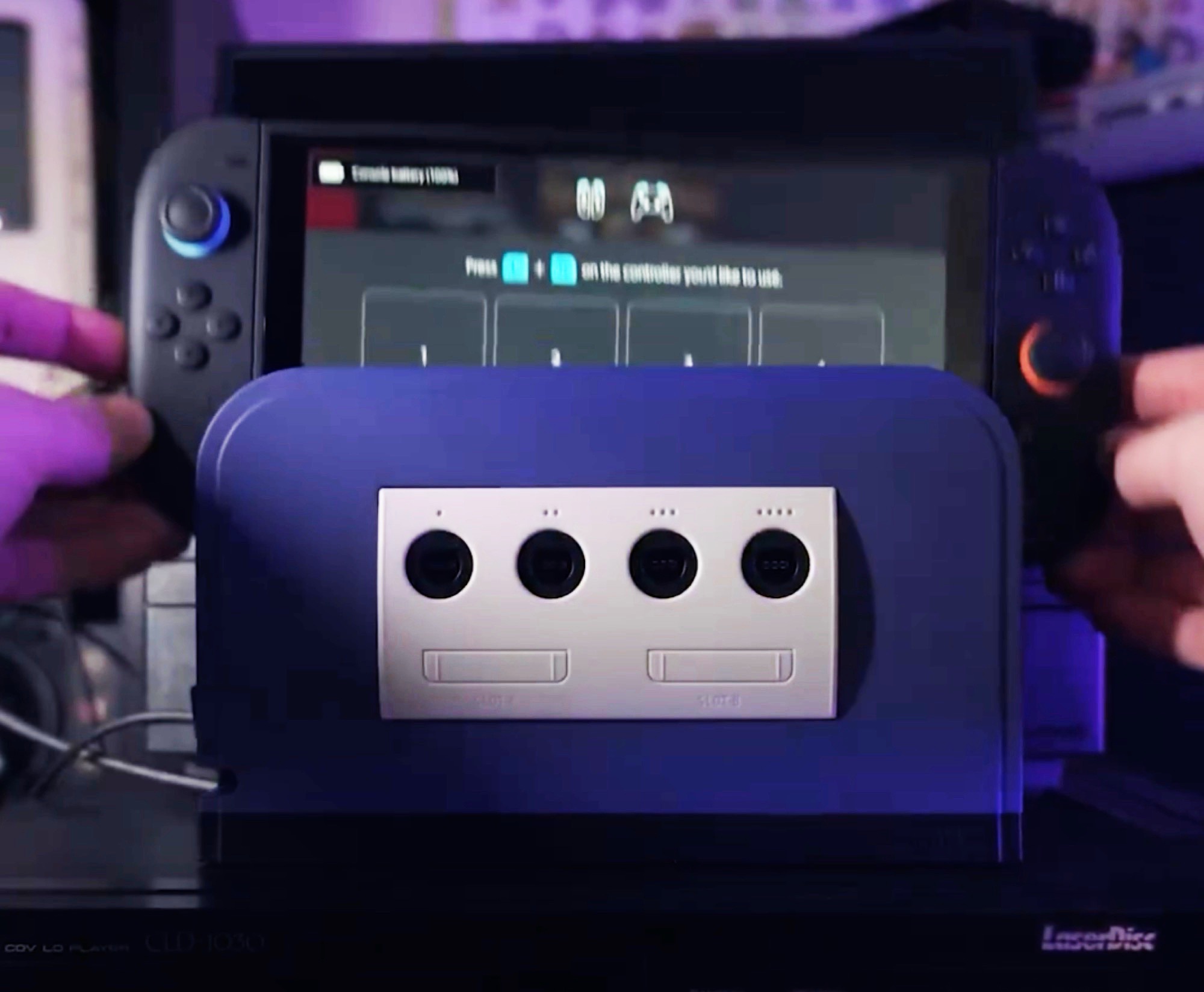 Battle Dock erweitert Nintendo Switch 2 um GameCube-Look und vier ...