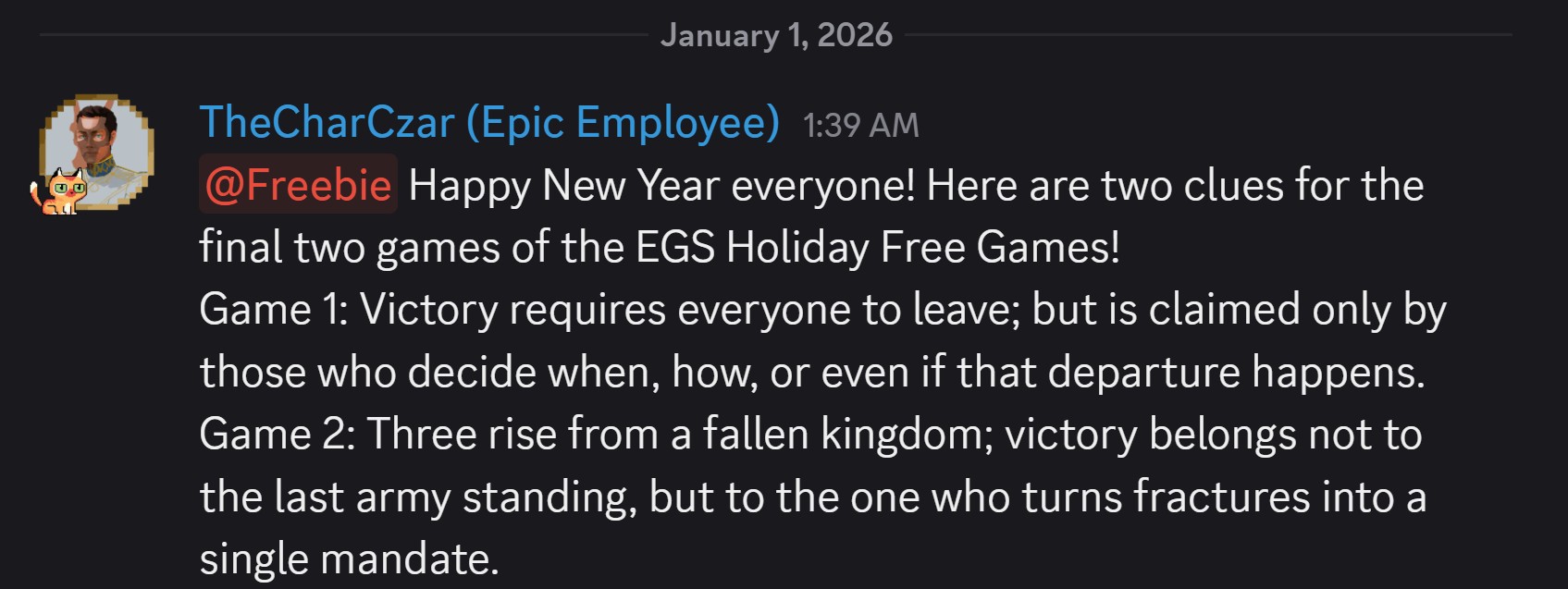 Epic Games Store gibt Hinweise auf die ersten kostenlosen Spiele in ...