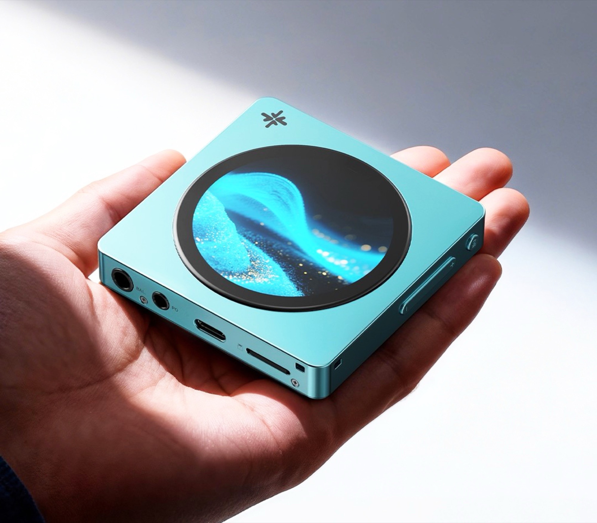 FiiO Snowsky Disc startet als 69 Euro Musikplayer mit rundem Touchscreen, AirPlay und zwei ...