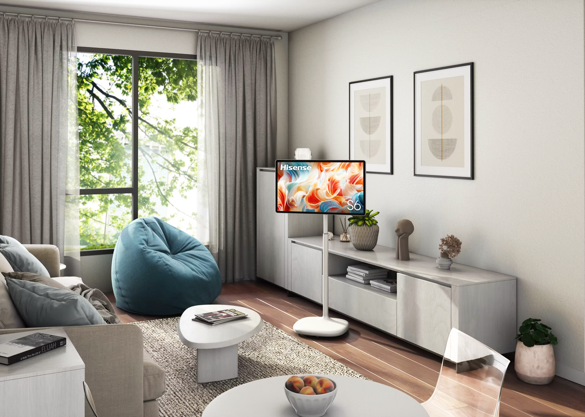 Hisense S6 FollowMe Smart TV packt 32 Zoll 4K-Touchscreen, Kamera und ...