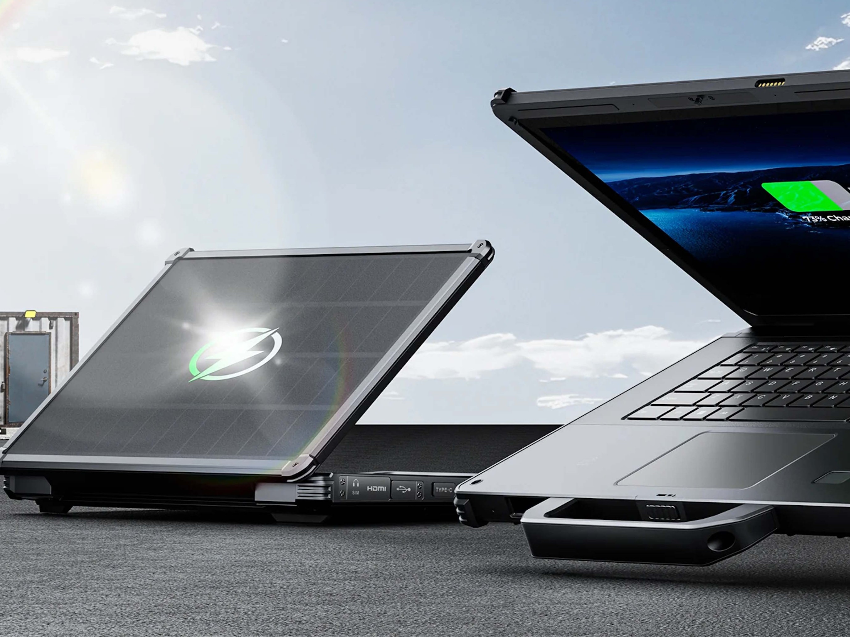 Solar-Notebook Oukitel RG14-P: Core i7-Power und 1.000 cd/m² ganz ohne ...