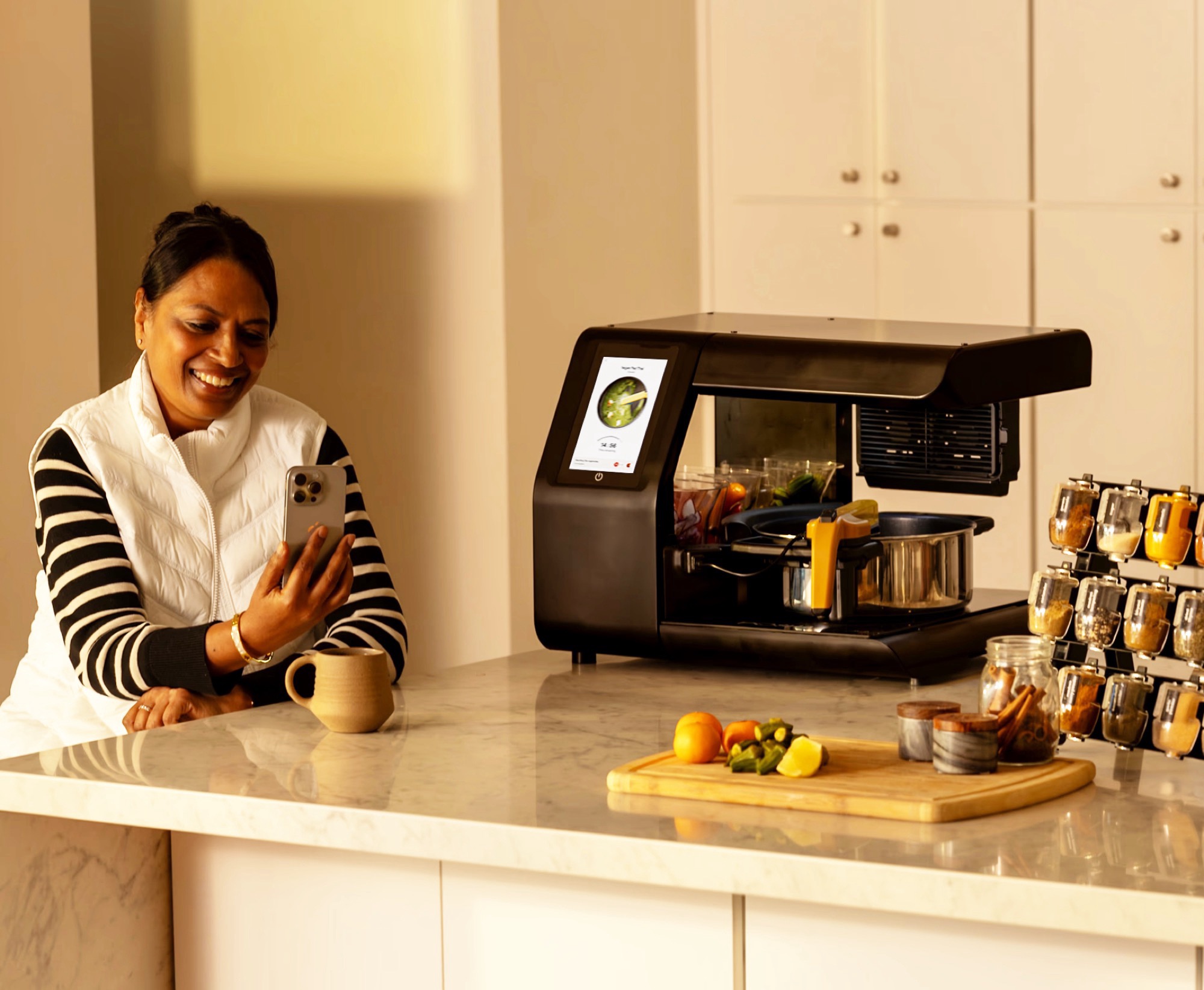 Posha Robot Chef soll Abendessen mit vier Zutaten und bis zu 20 ...
