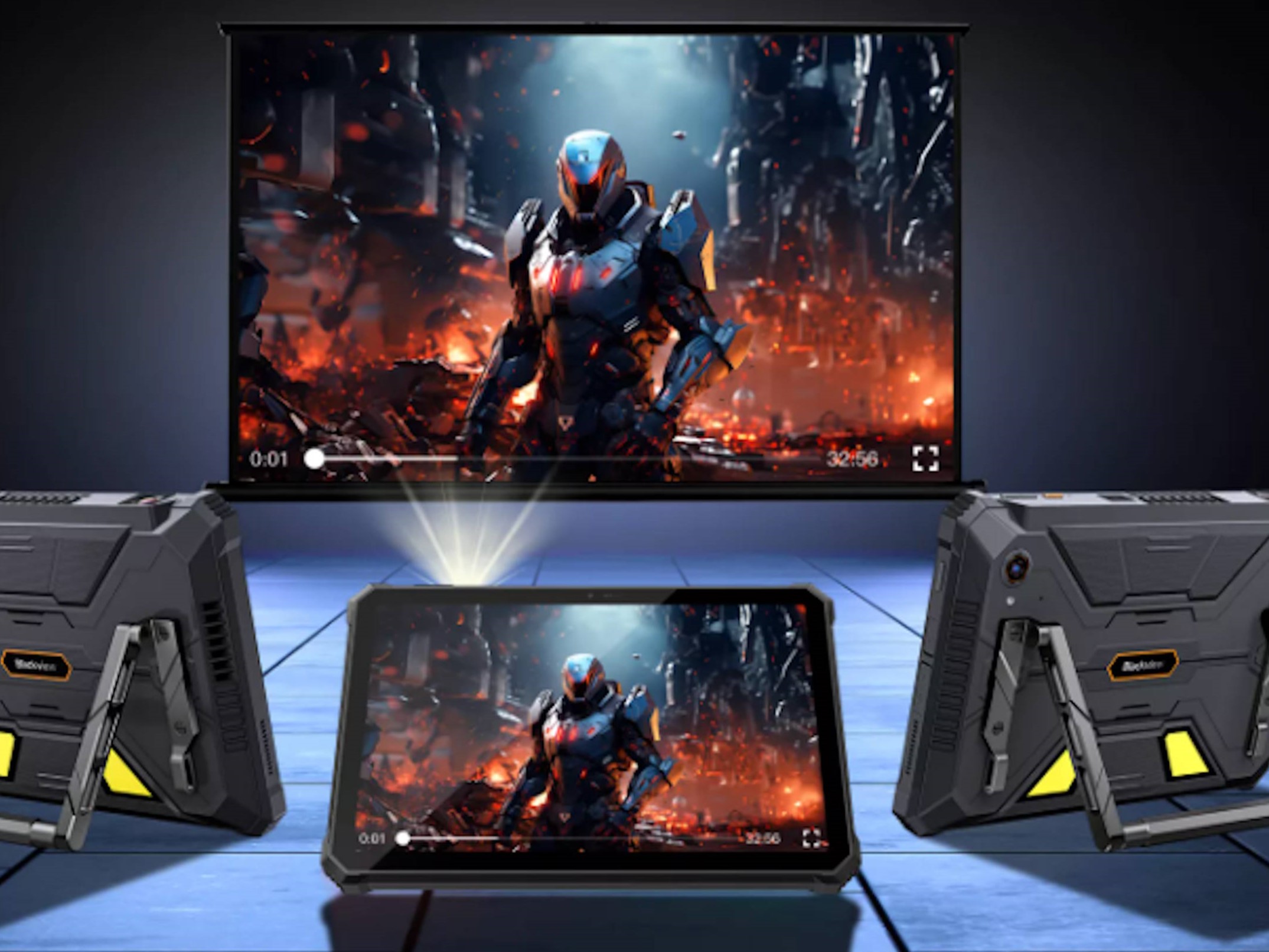 Dieses Tablet soll Sturz aus 12 Metern überstehen, ist mit integriertem ...