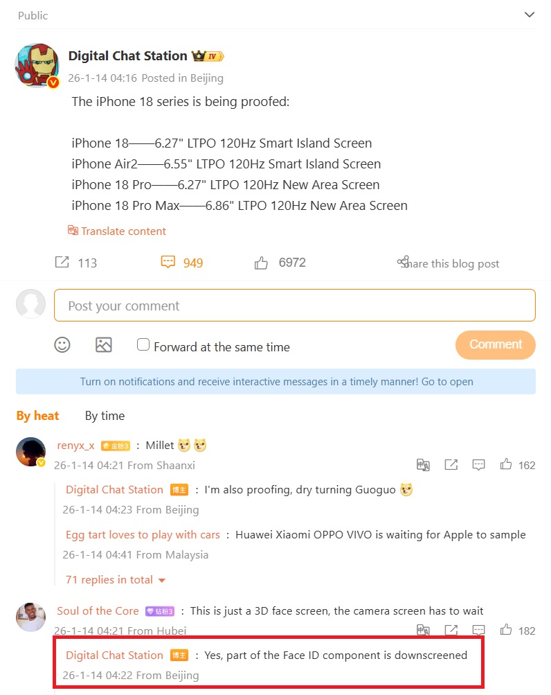 Apple iPhone 18 und iPhone Air 2: Prototypen mit großer Display ...