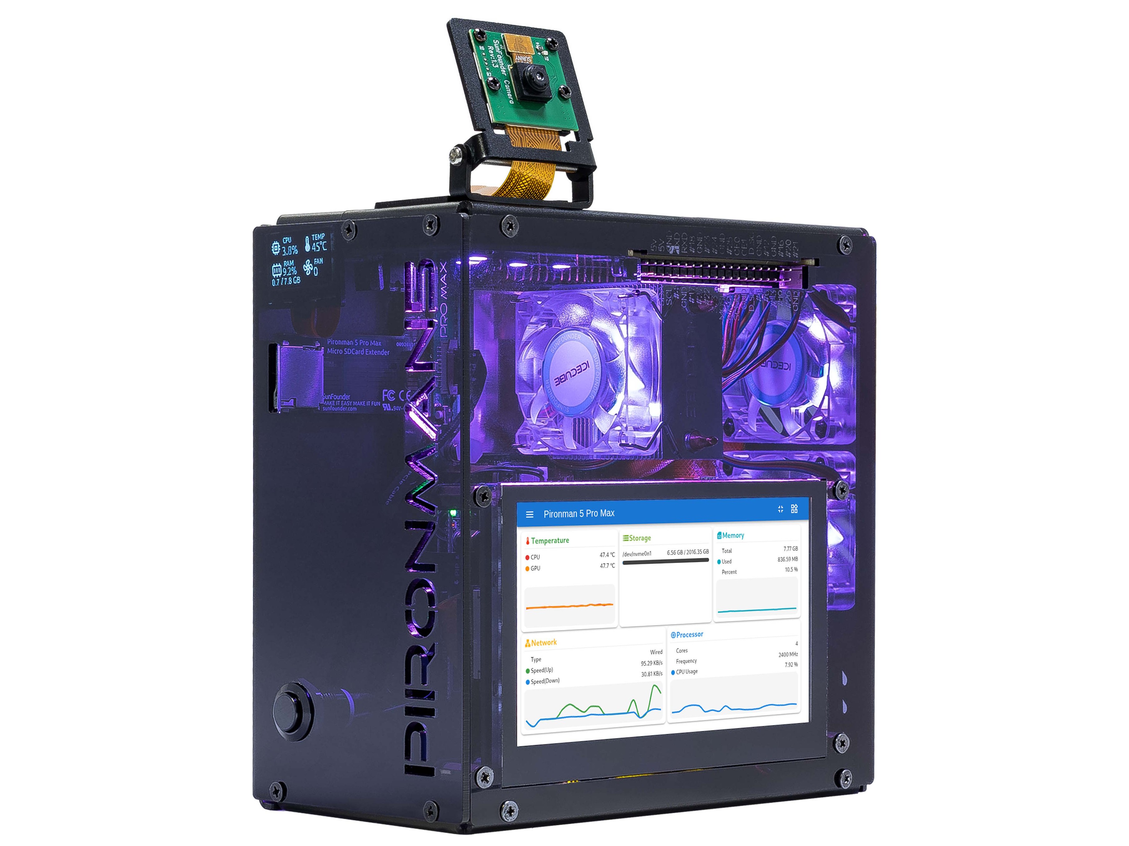 Pironman 5 Pro Max: Das „ultimative“ Raspberry-Pi-5-Gehäuse mit ...