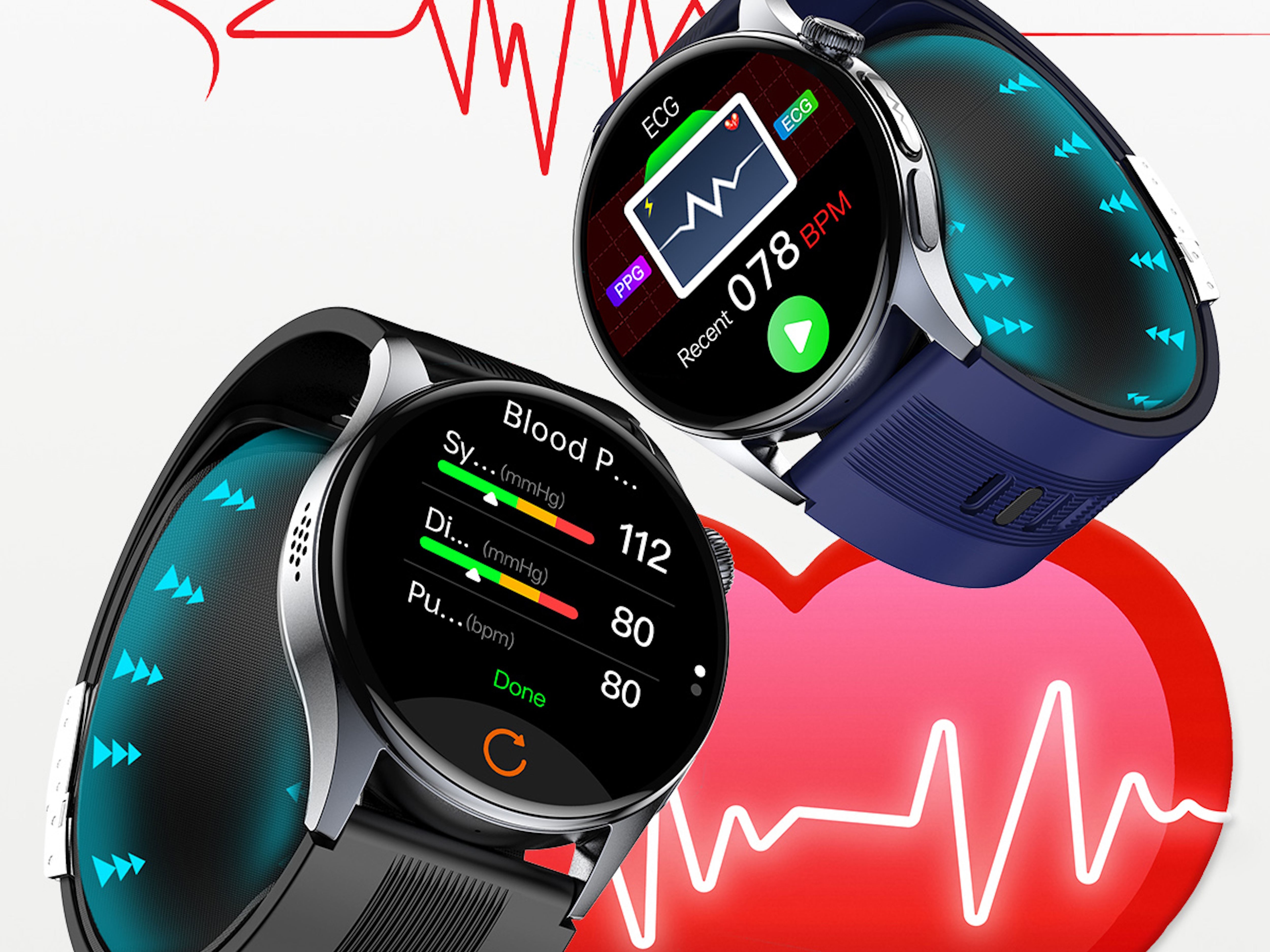 Mit Blutdruckmessung und EKG: Günstigere Smartwatch verspricht ...