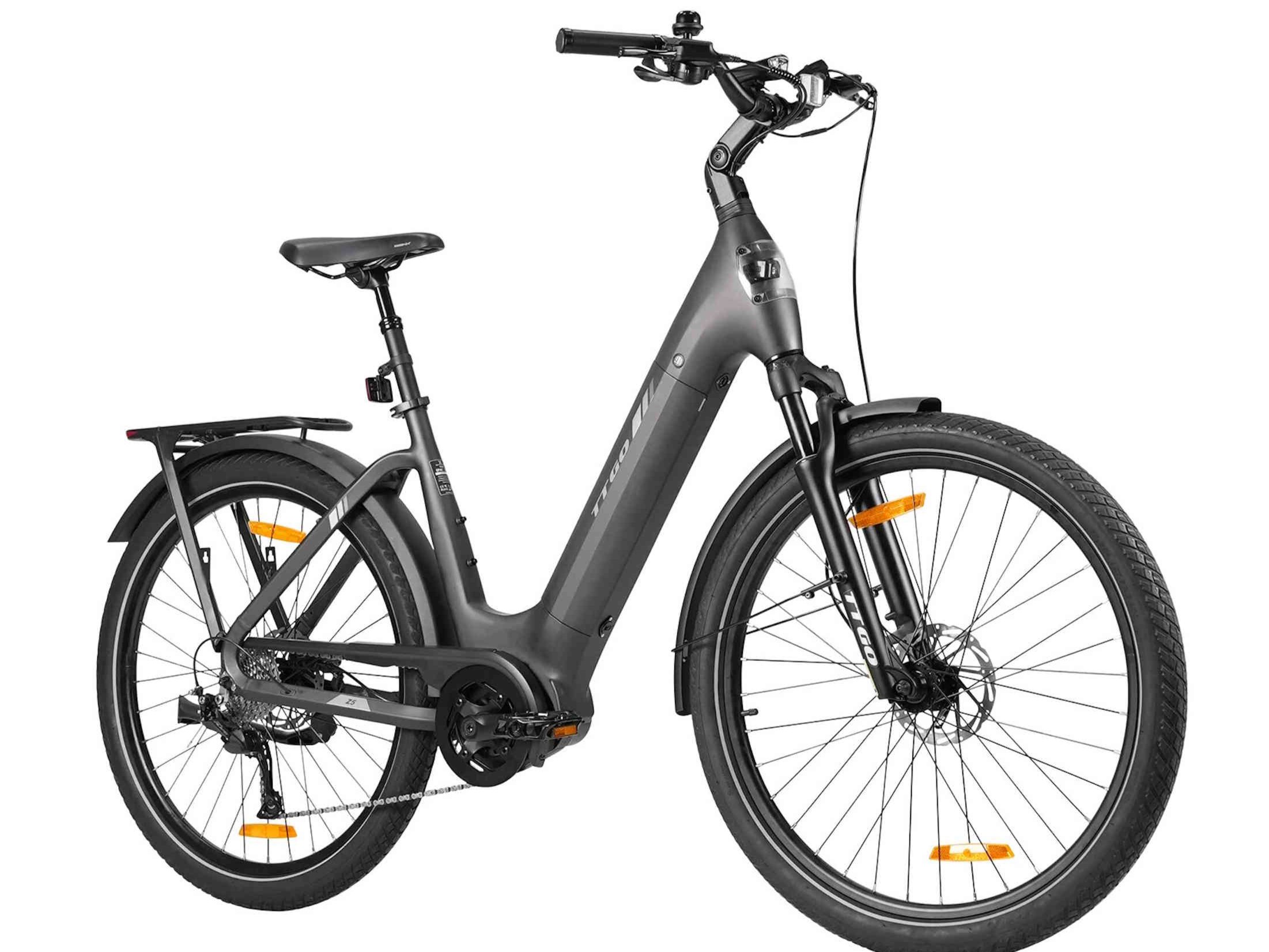 TTGO Z5: Günstiges E-Bike mit Mittelmotor und doppelter Federung gibt es auch über MediaMarkt ...