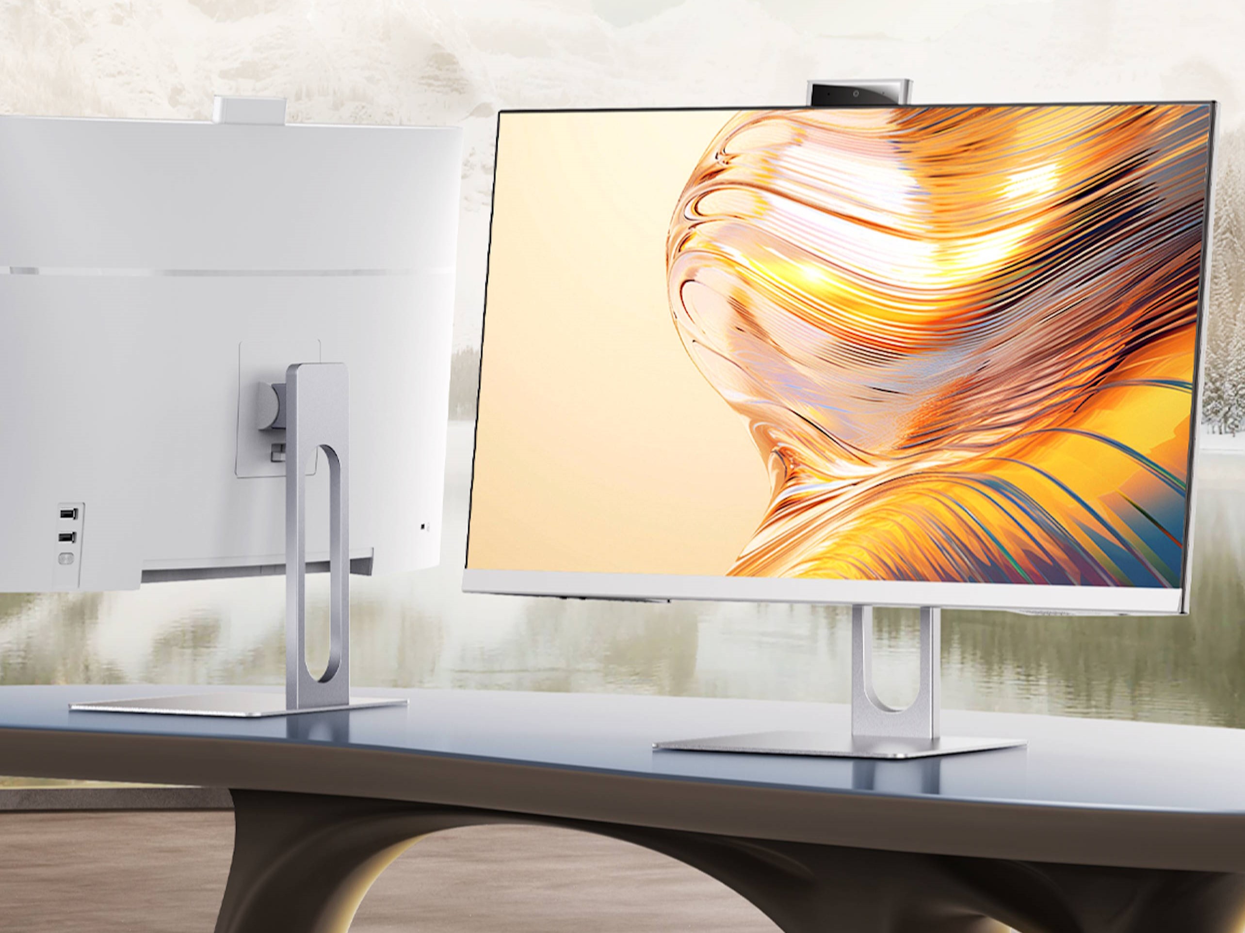 Mit einziehbarer Webcam: AiO-PC bietet Wahl zwischen AMD- und Intel-APU ...