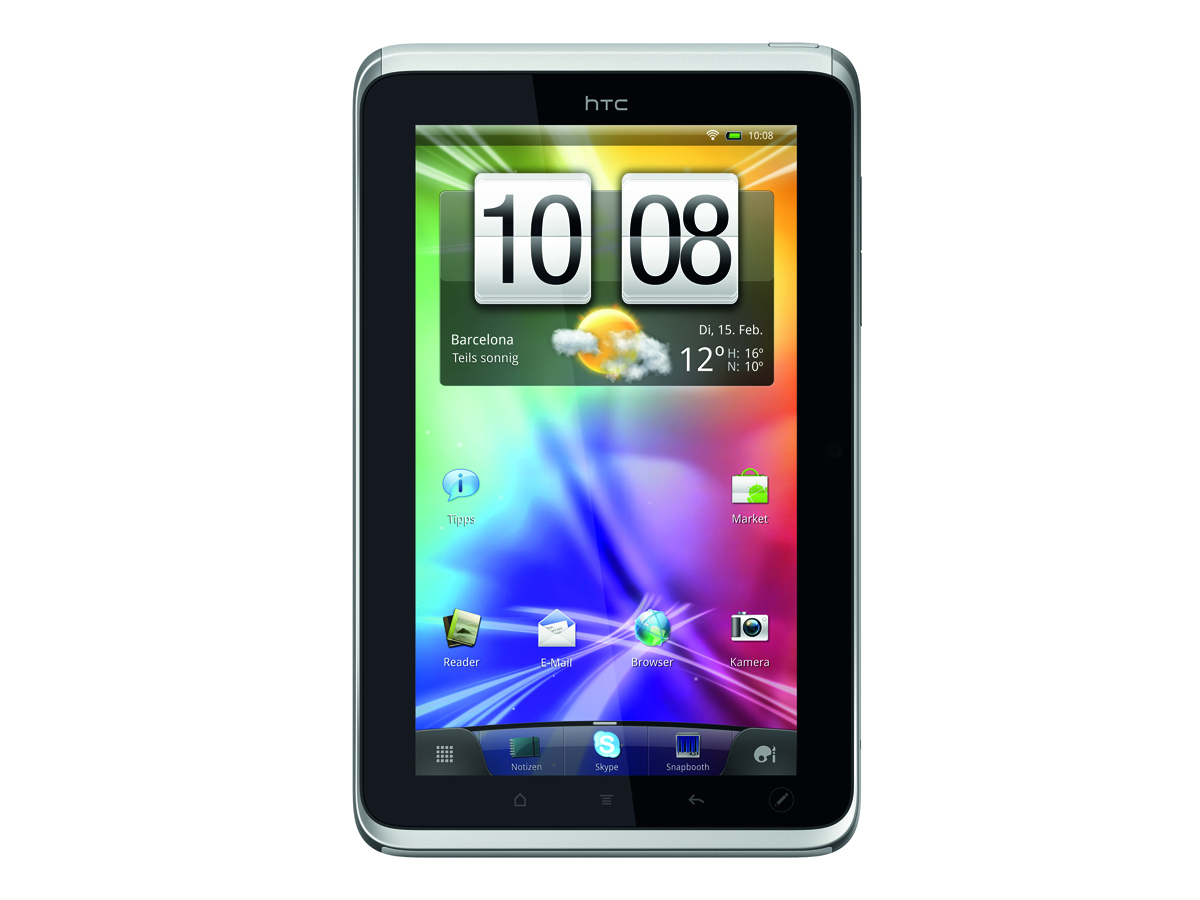 HTC Flyer Tablet mit 7" Display und 1,5 GHz CPU - Notebookcheck.com News