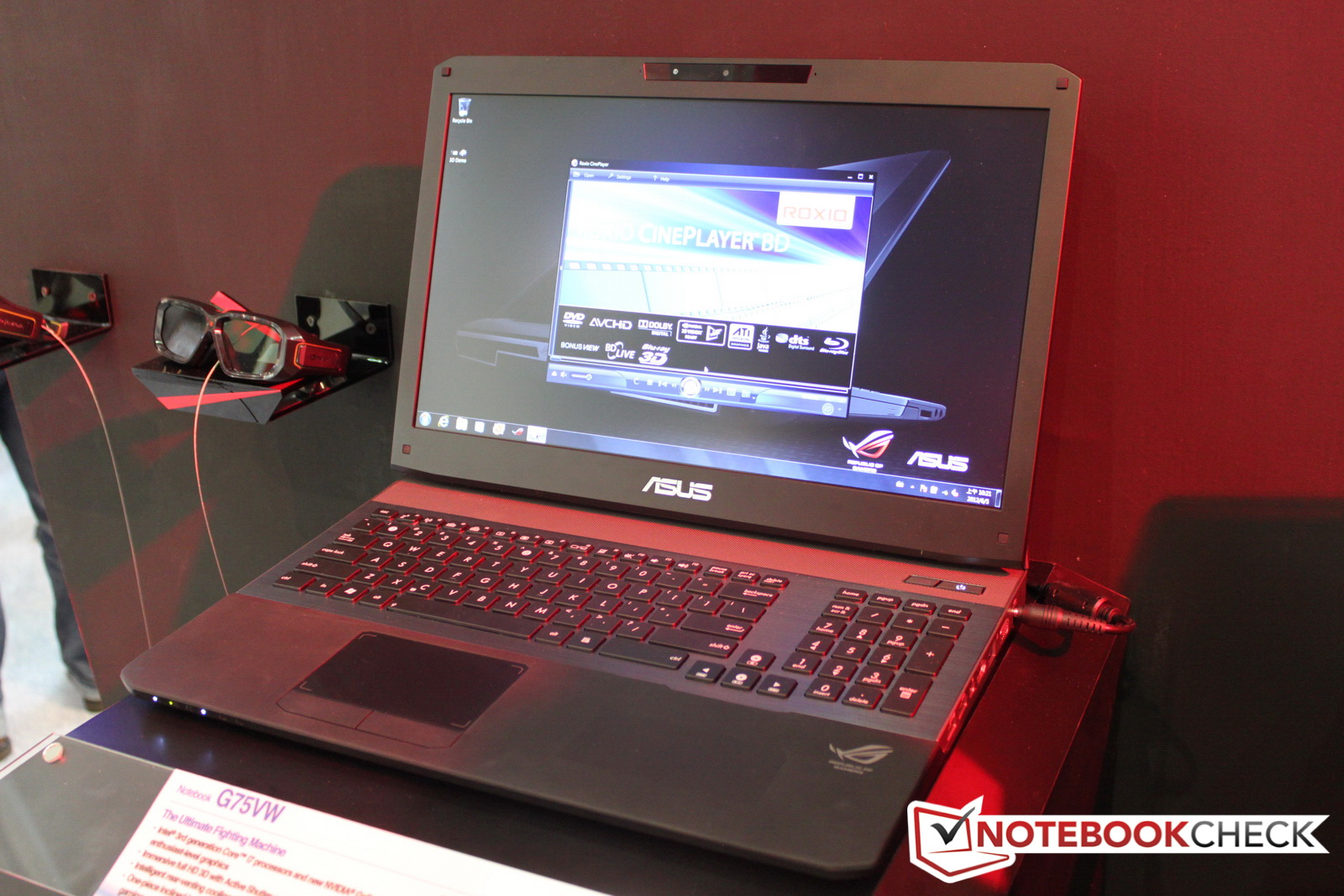 Asus Gaming-Notebooks G55VW und G75VW mit Thunderbolt und 5G WiFi ...