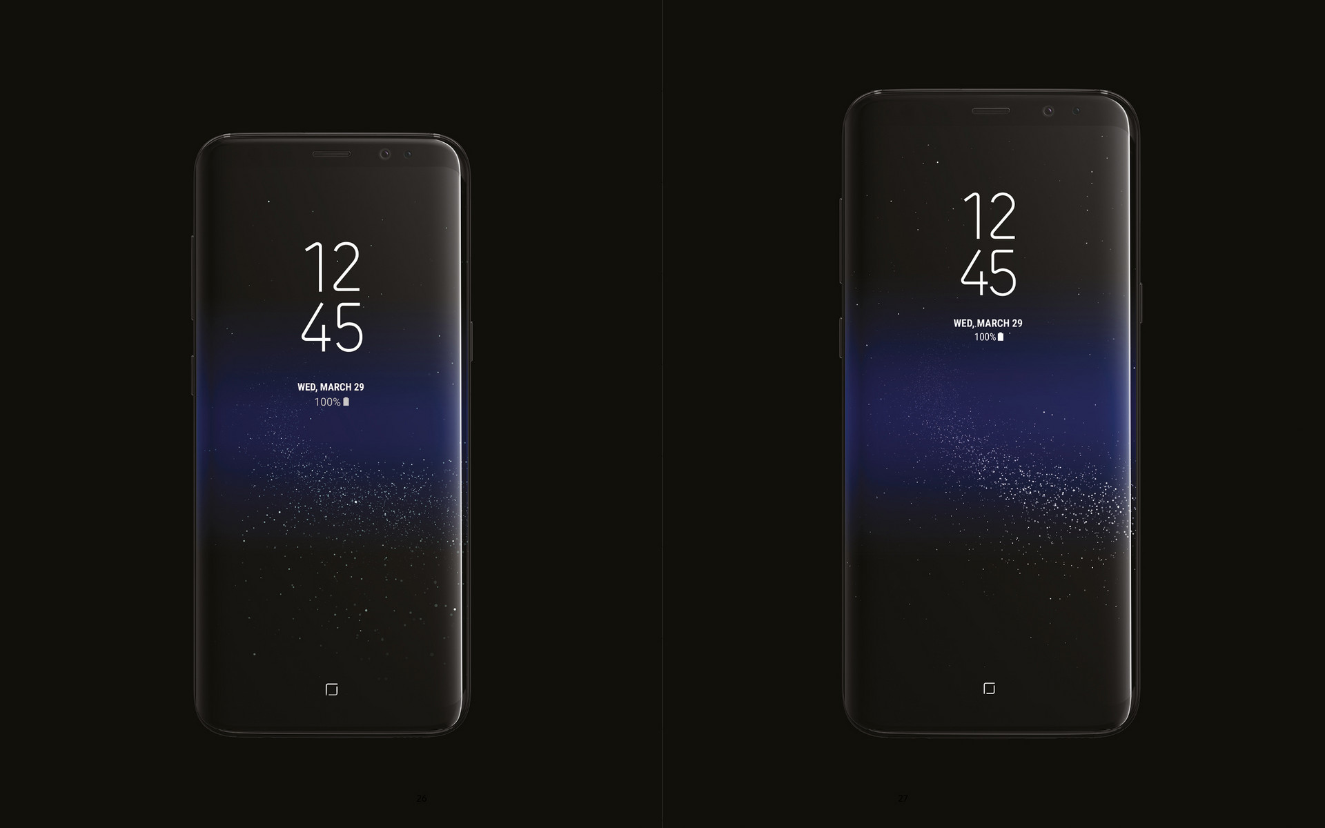 Galaxy S8: Samsung präsentiert das Design und Lookbook in Mailand ...