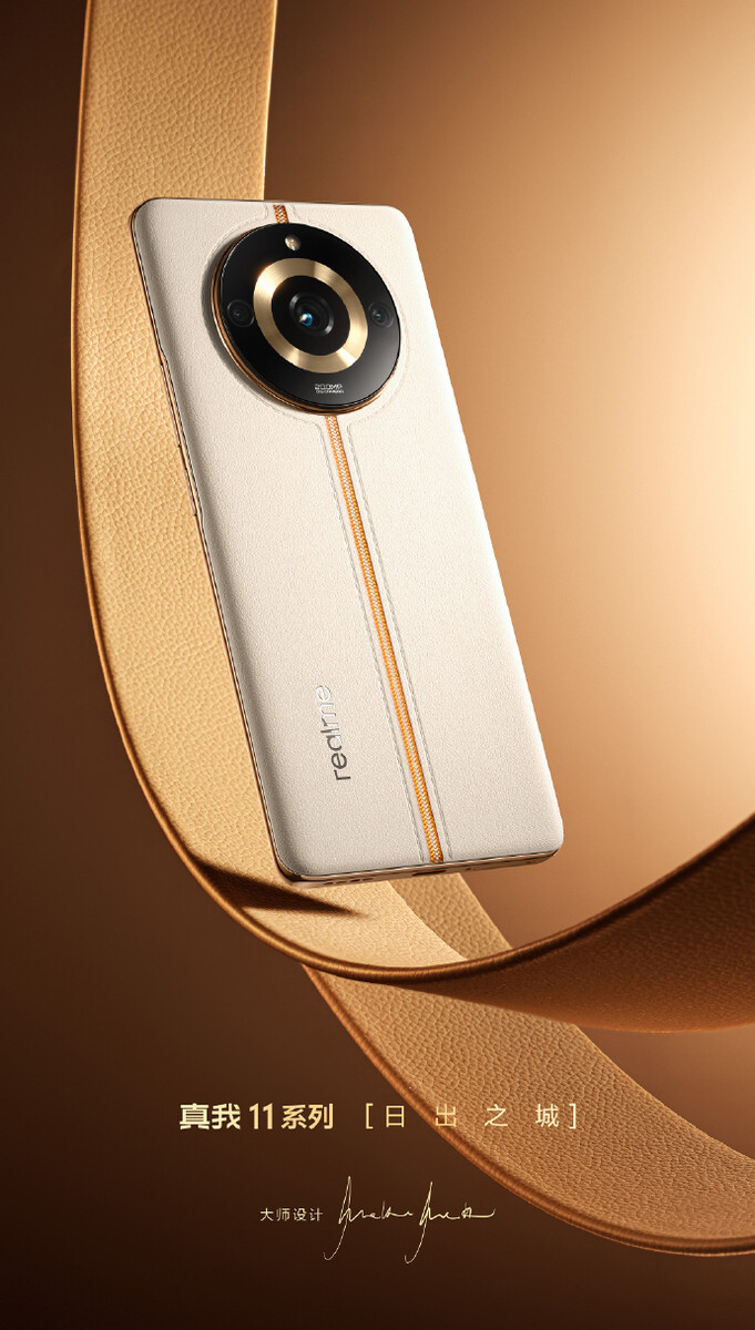 Smartphone-Schönling im Leder-Look vom Gucci-Designer: Realme 11 Pro+ ...
